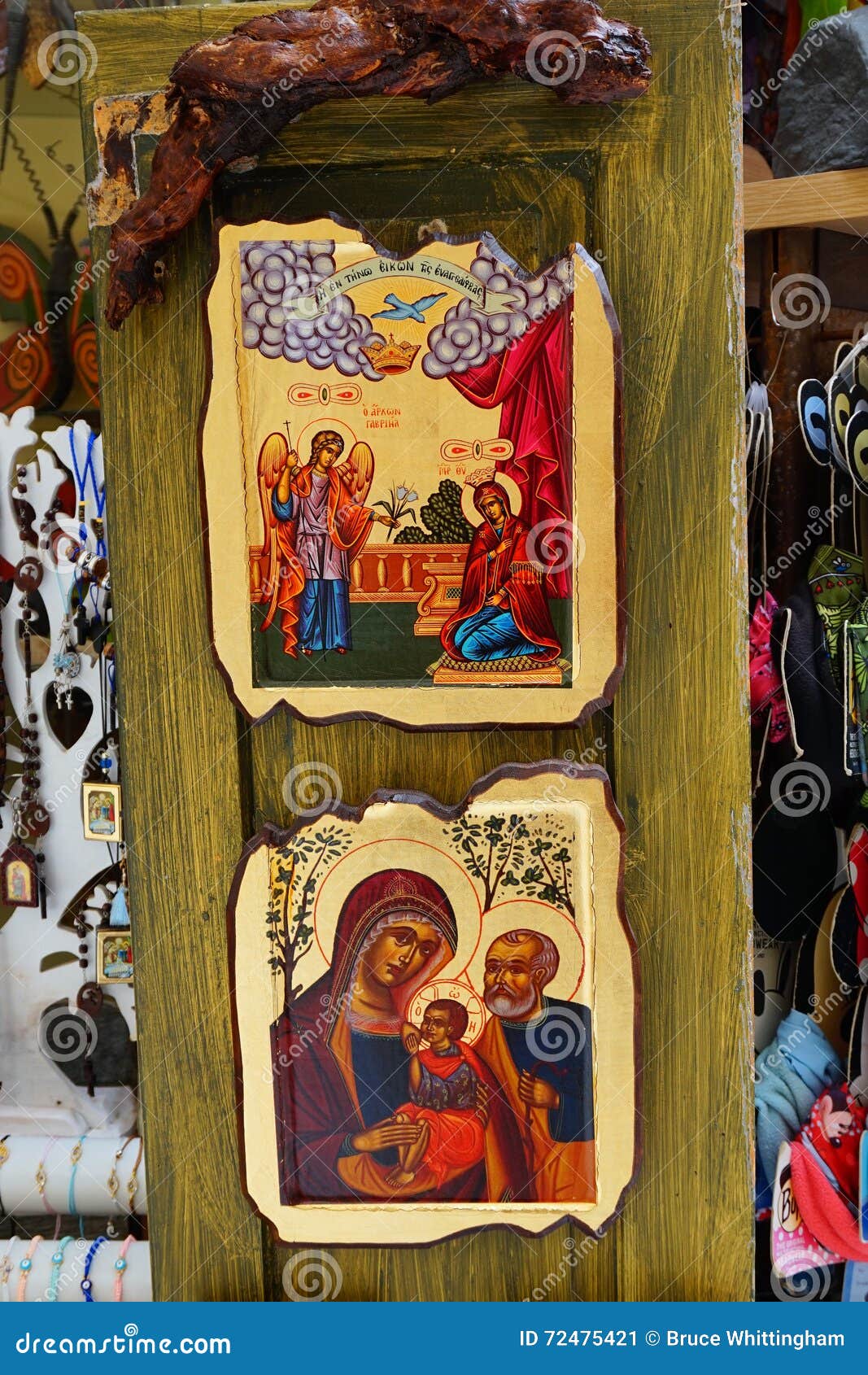 Griechische Orthodoxe Ikonen Stockbild - Bild von bildschirmanzeige ...