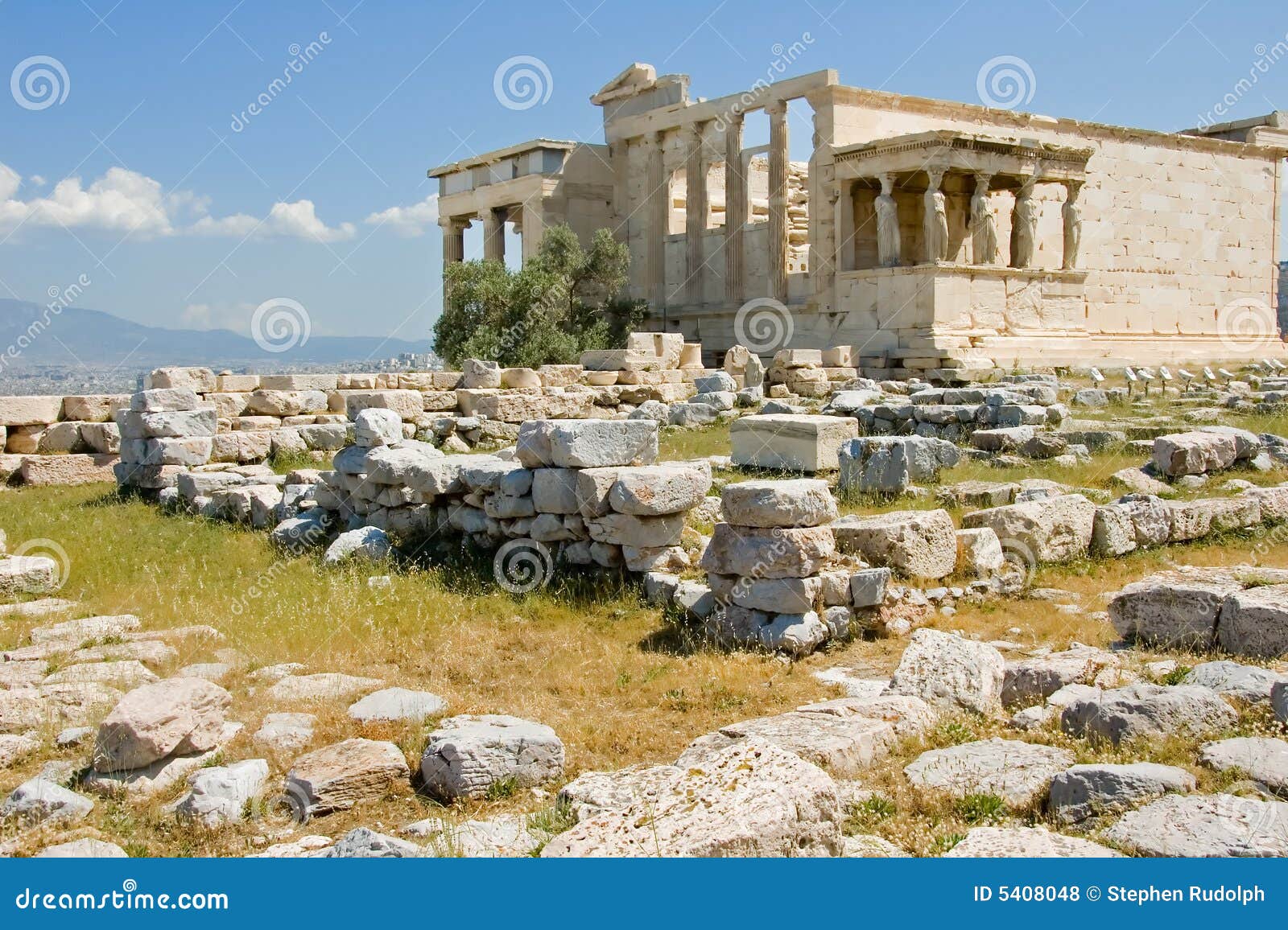 Griechischer Tempel stockfoto. Bild von struktur, zivilisation - 5408048