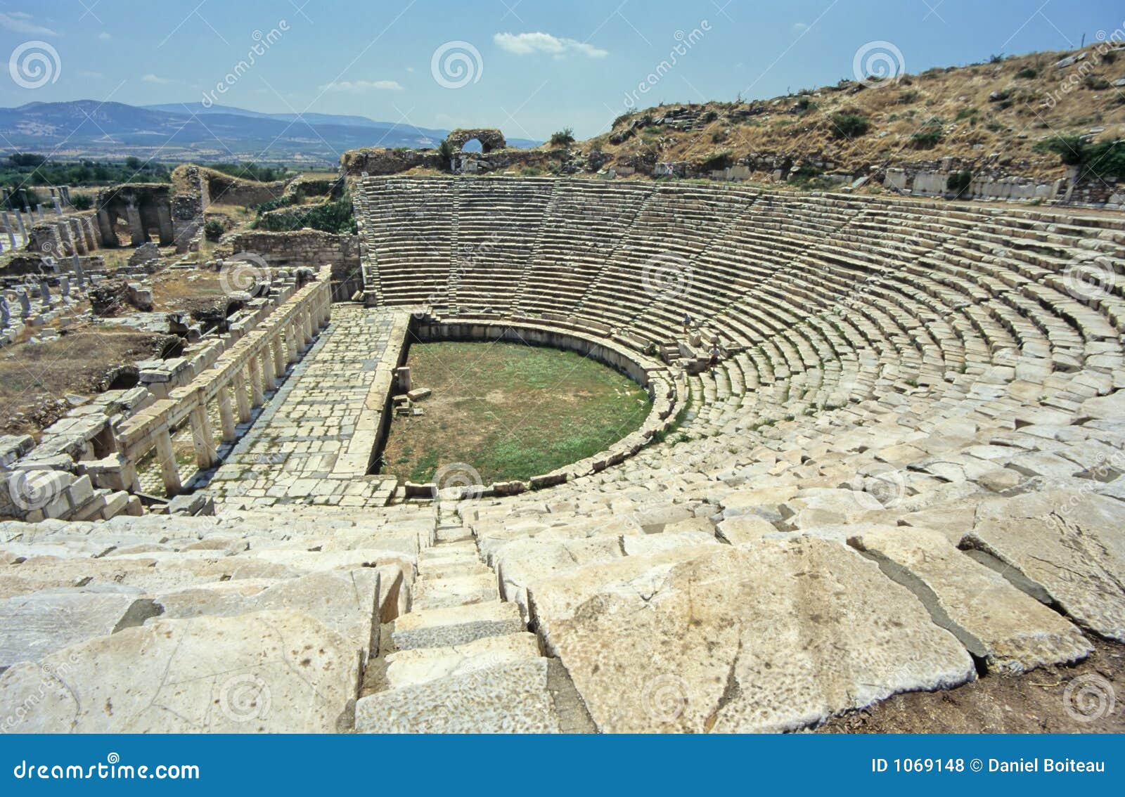 Griechisches Theater stockfoto. Bild von griechisch, antike - 1069148