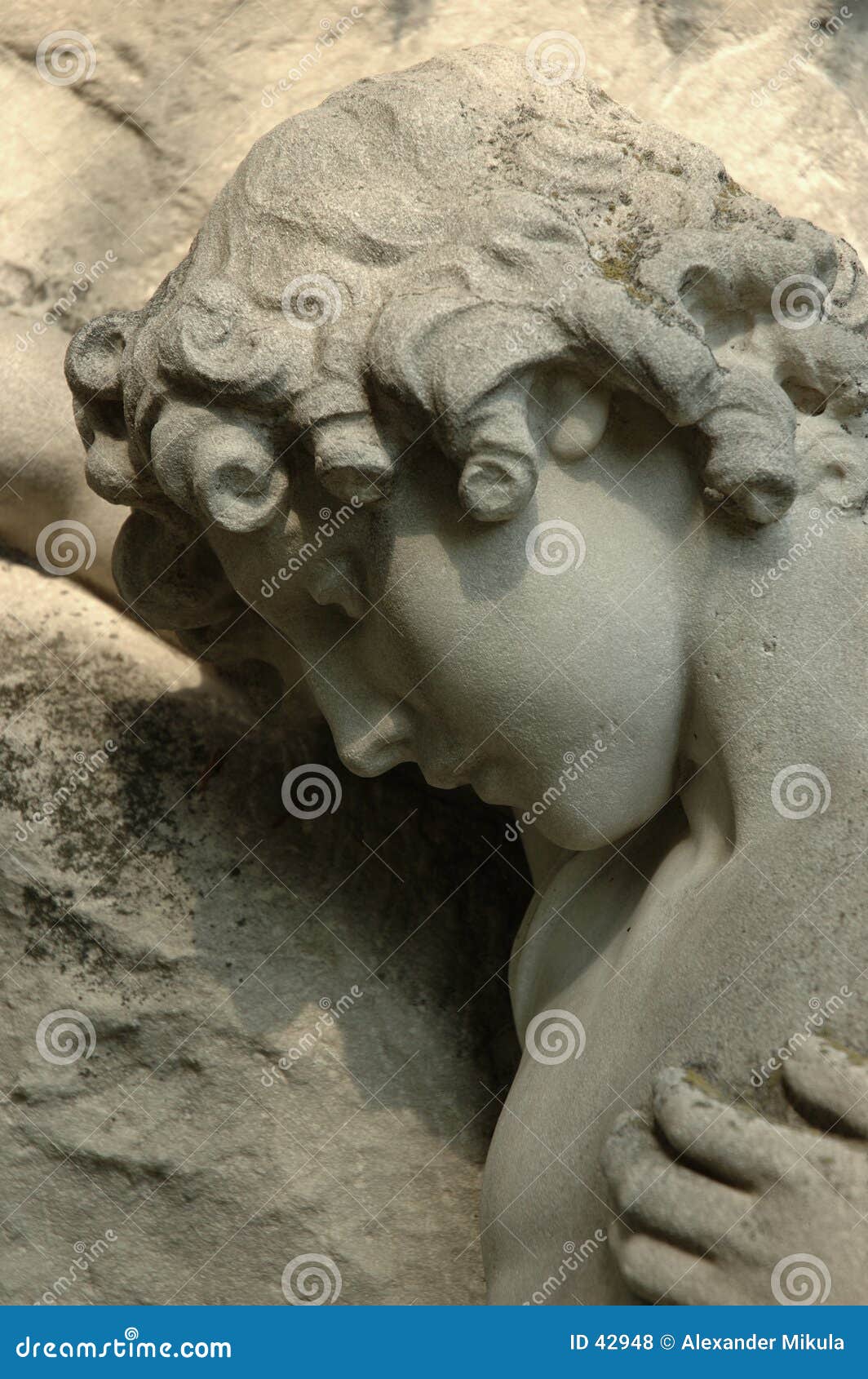 Grief turned into stone stock photo. Image of grave, stone - 42948