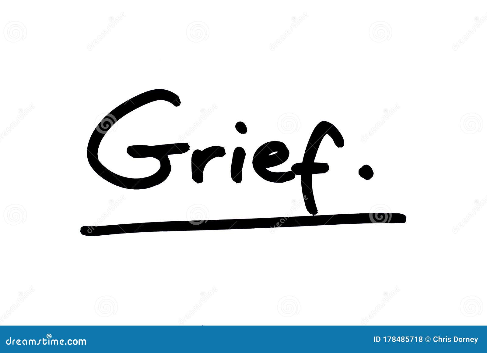 Word GRIEF. Vector Zentangle Object For Decoration | CartoonDealer.com ...