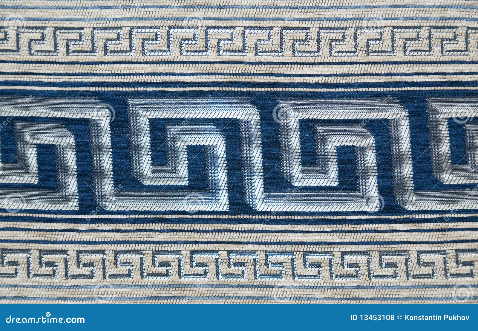 Grieks patroon stock illustratie. Illustration of blauw - 13453108