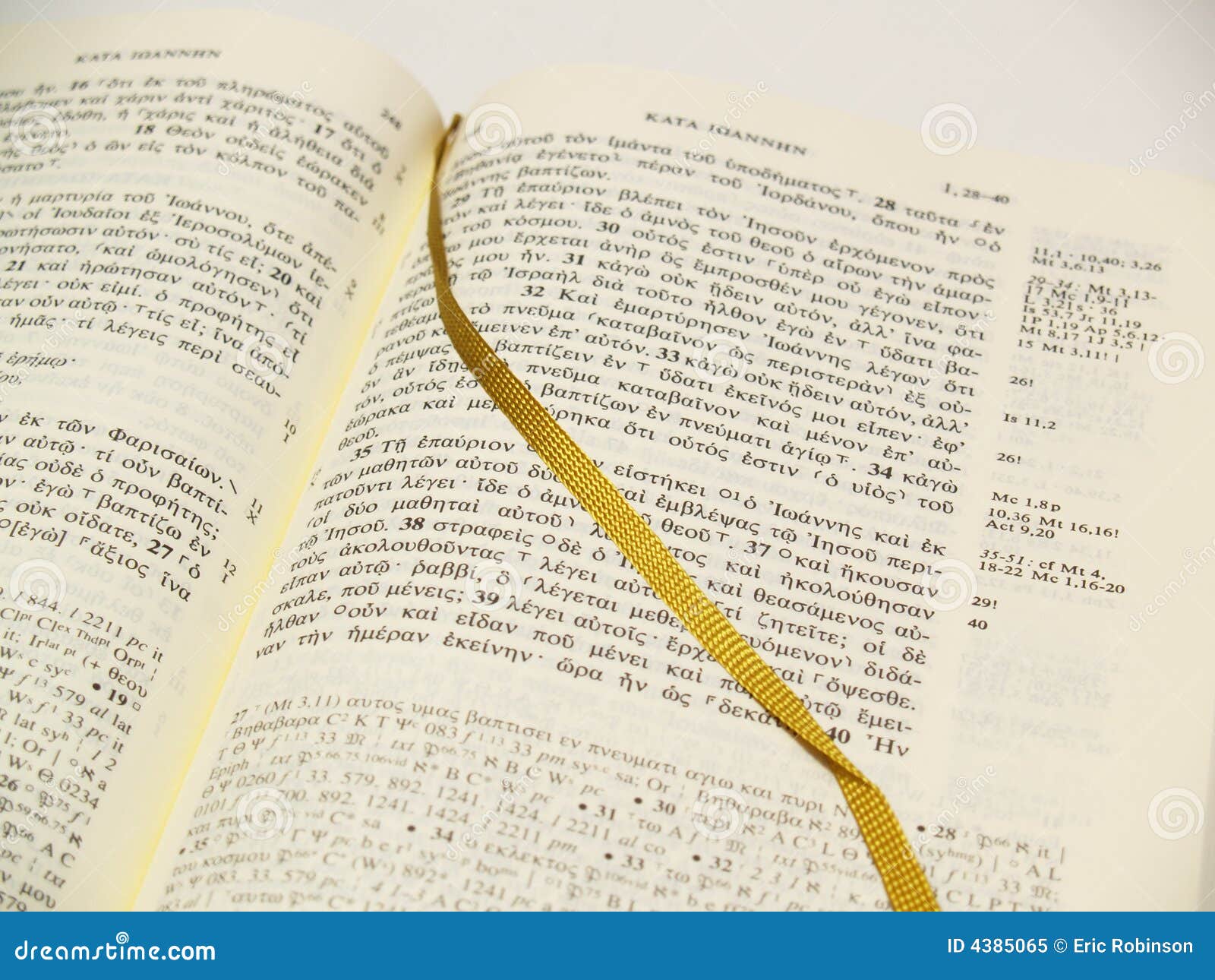 Griekse Open Bijbel stock afbeelding. Image of kerstmis - 4385065