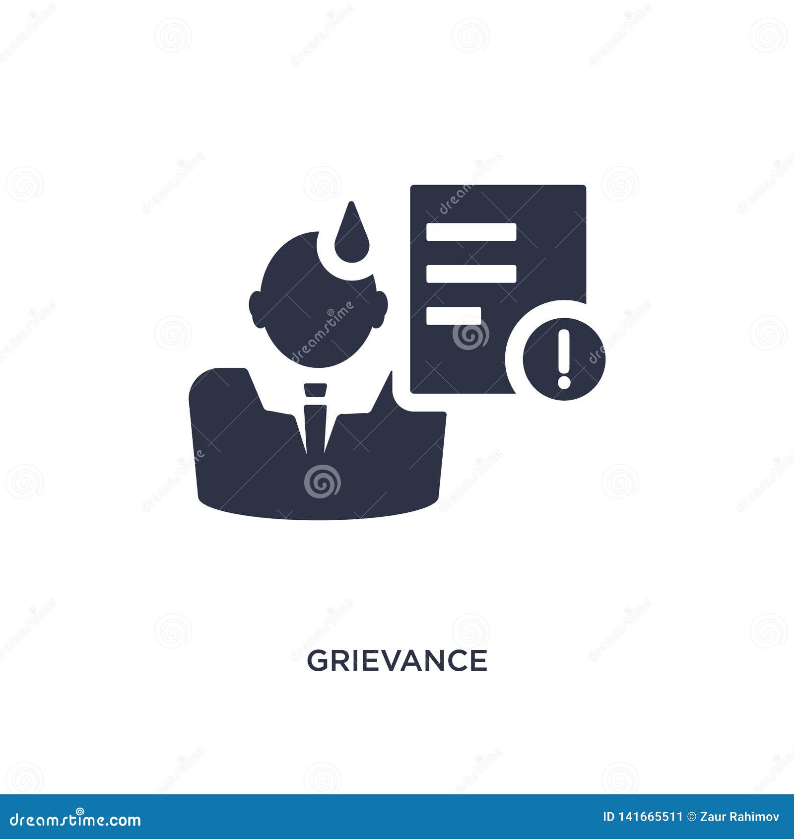 Grievance Icon On White Background. Simple Element Illustration From ...