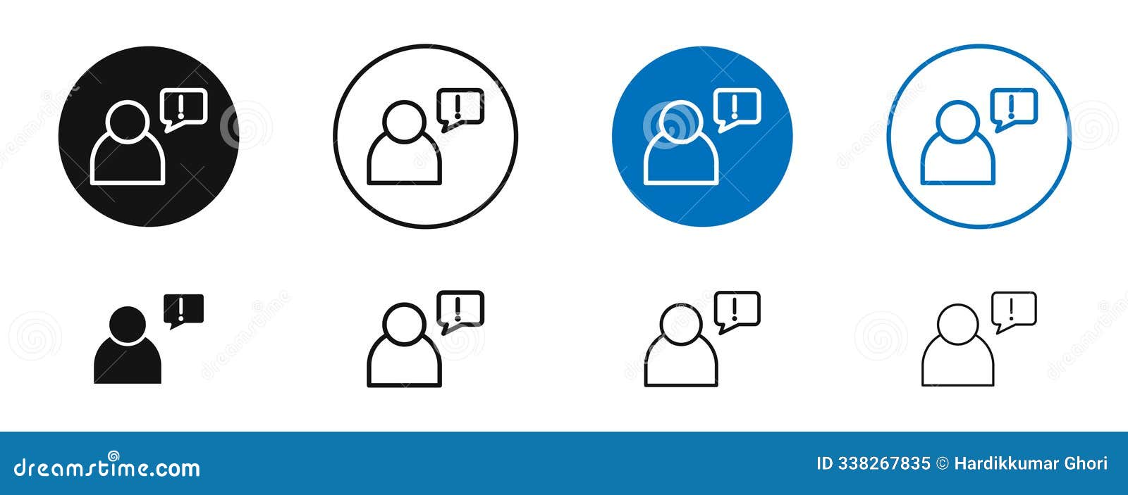 Grievance Thin Line Vector Icon Set Stock Vector - Illustration of ...