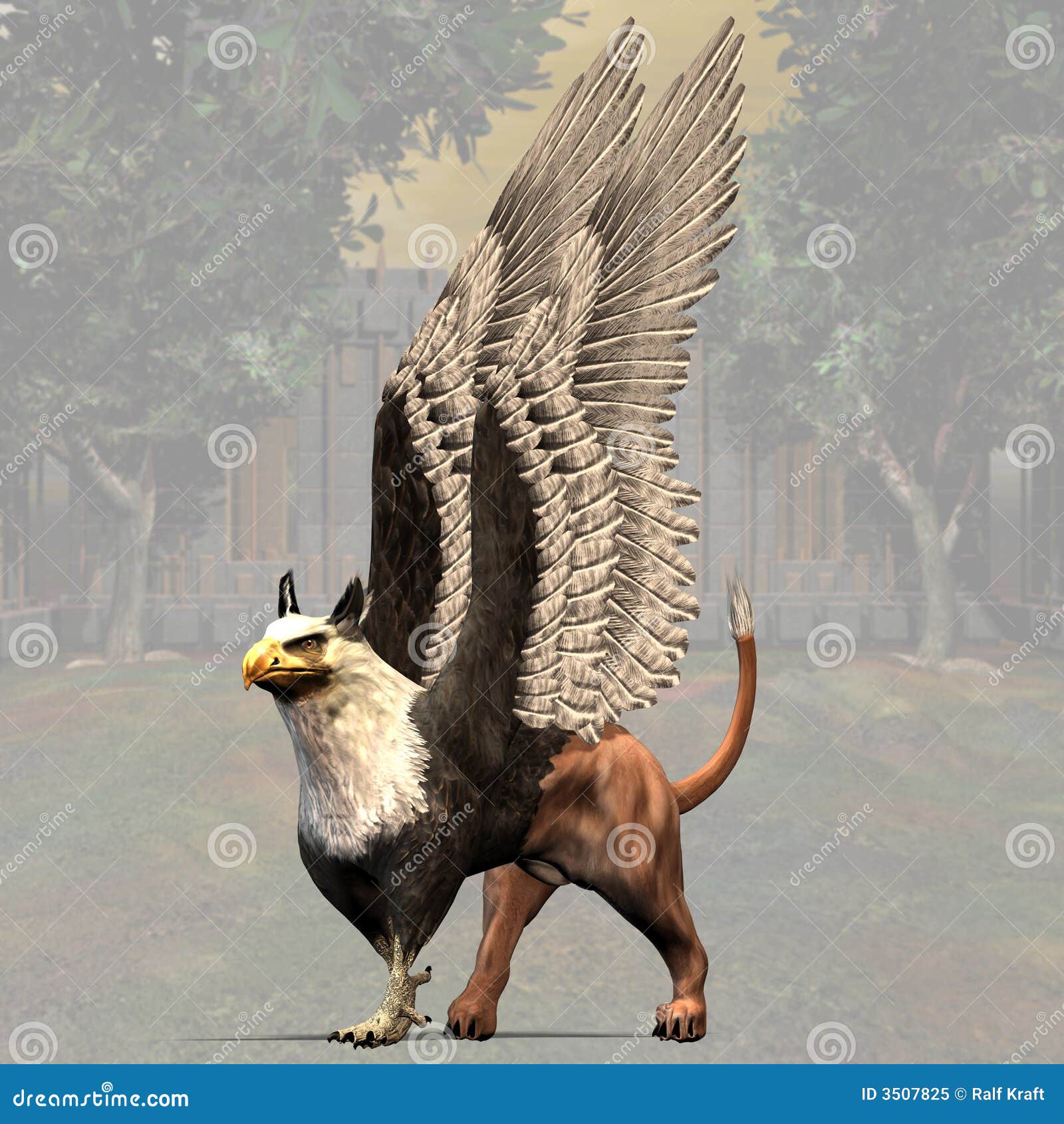 Griffin #01 stock illustration. Illustration of assault - 3507825