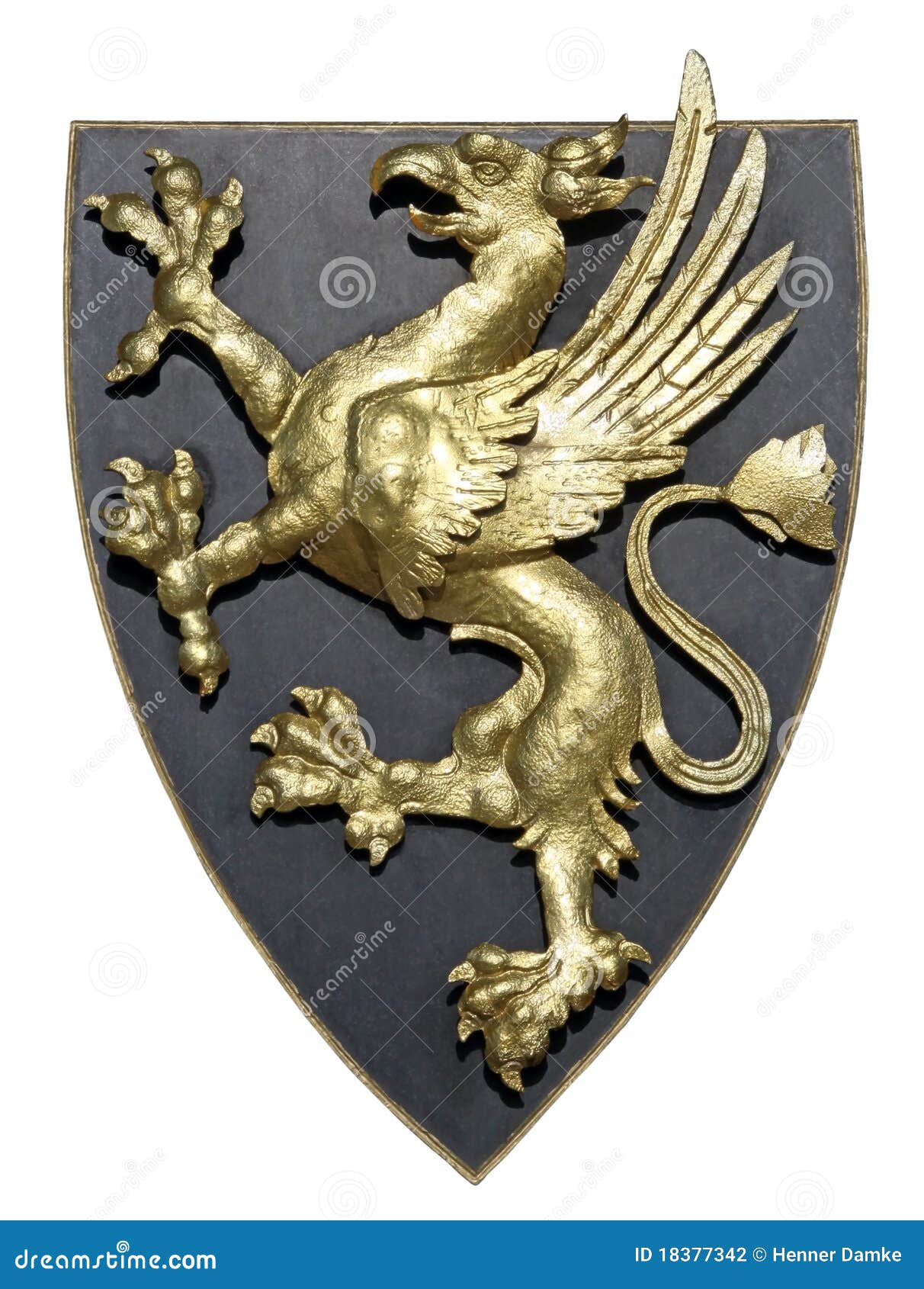 Griffin 02 stock photo. Image of emblem, griffon, arms - 18377342