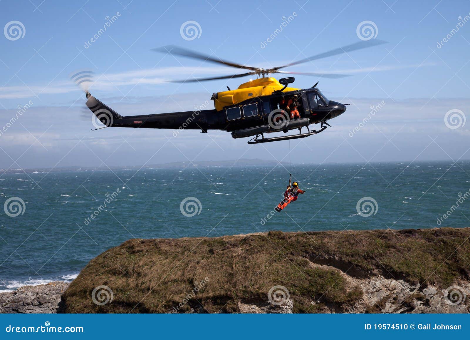 Griffin Helicopter stock photo. Image of winching, training - 19574510