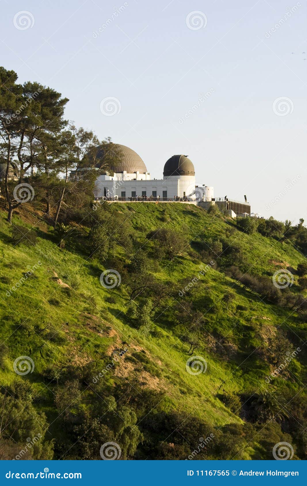 Griffith observatorium fotografering för bildbyråer. Bild av bygger ...