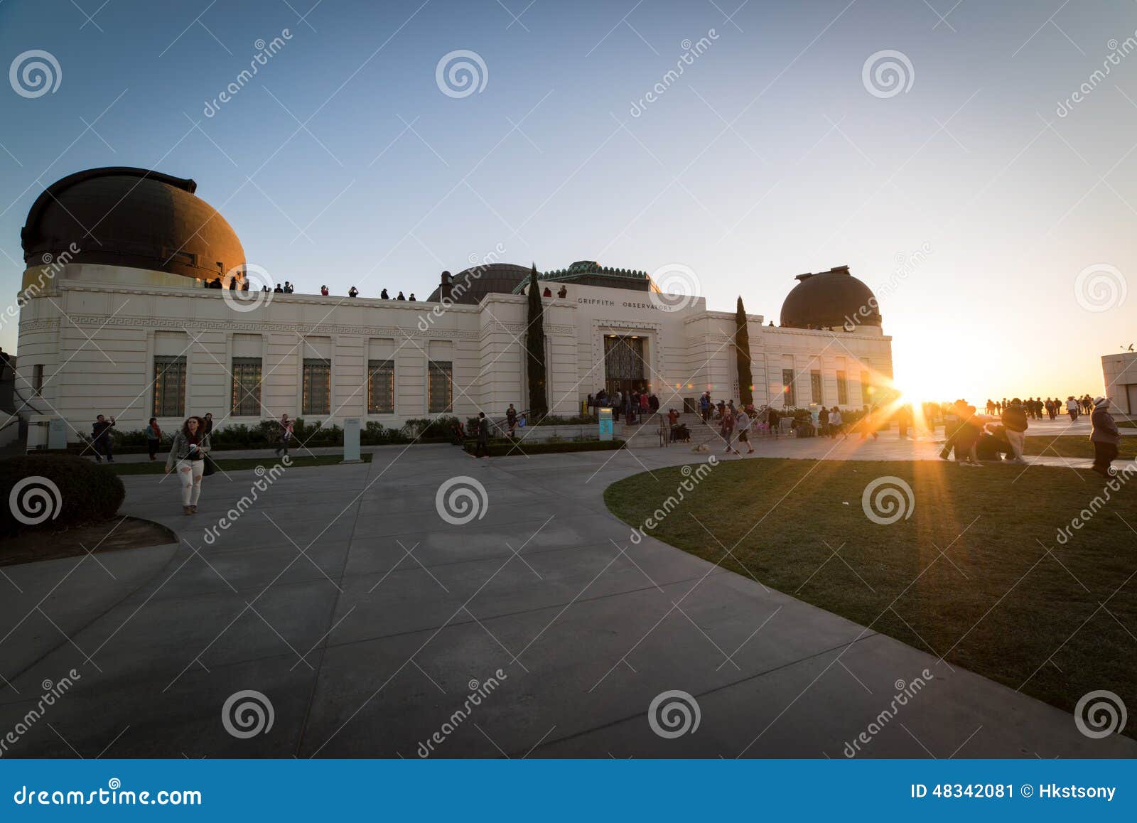 Griffith Observatory editorial photo. Image of warm, orange - 48342081