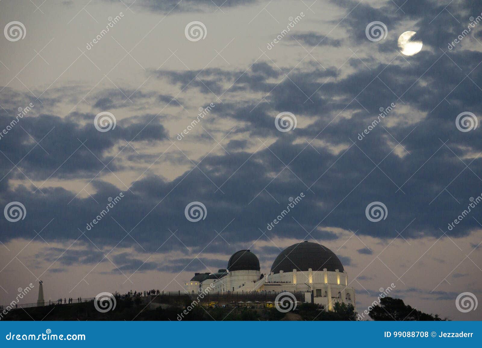 Griffith Observatory at Twilight Stock Photo - Image of twilight ...