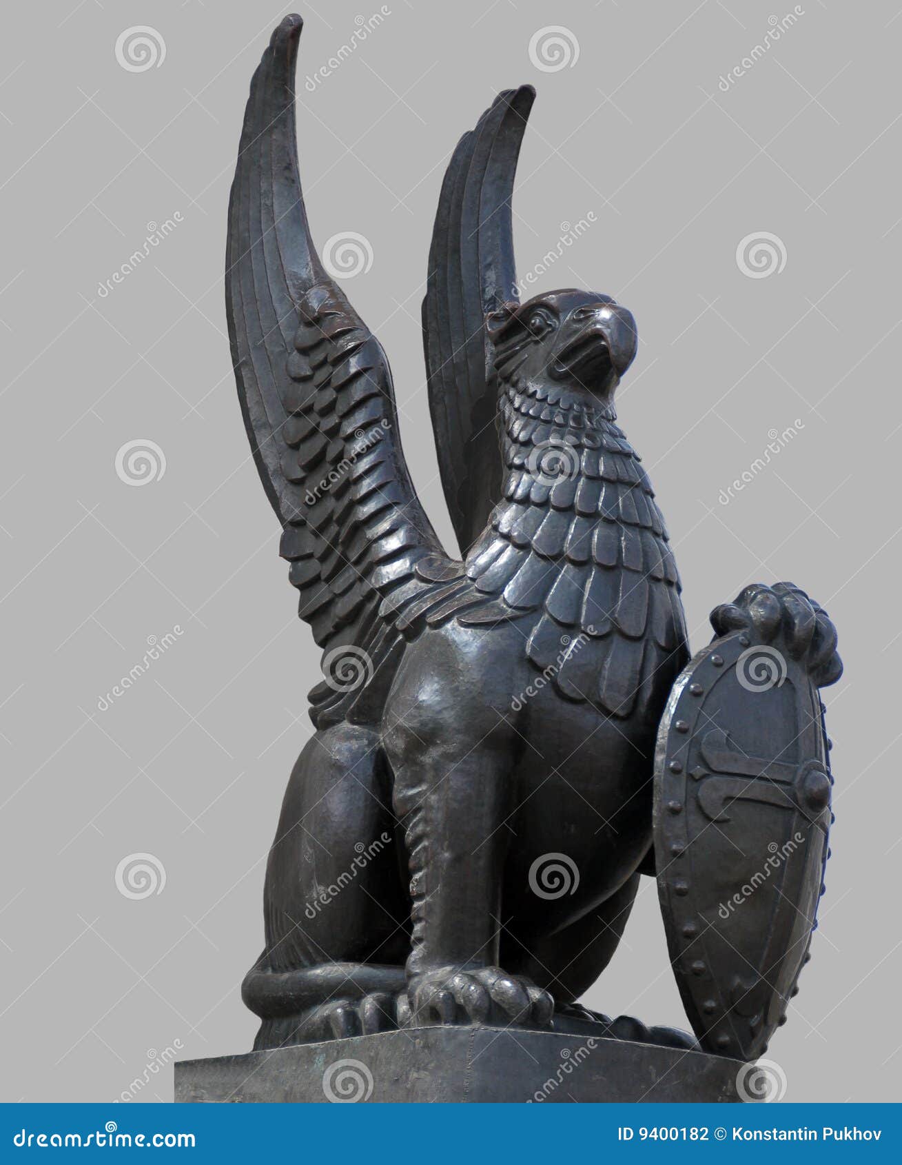 Griffon animal mythique photo stock. Image du tête, agrafe - 9400182