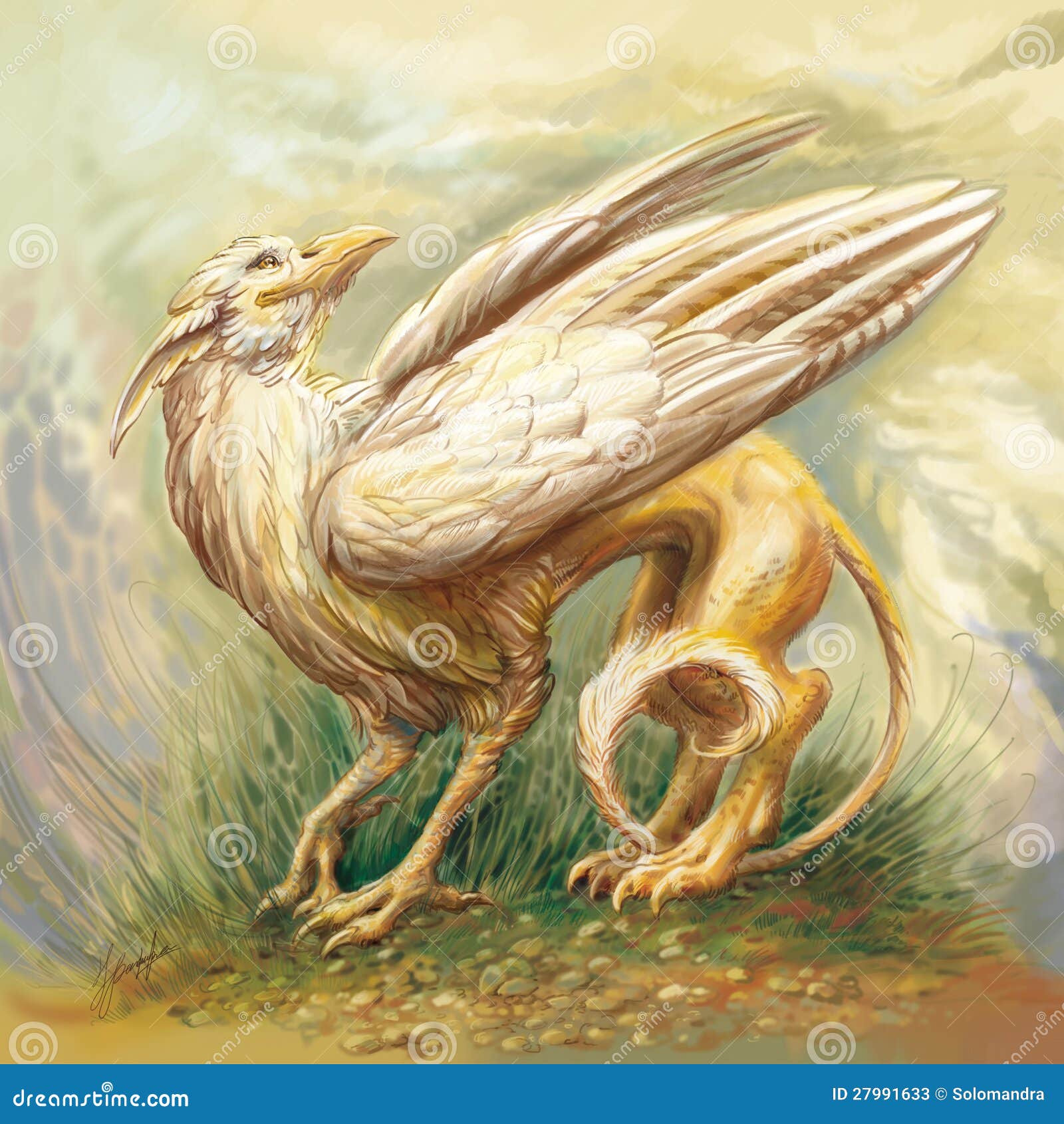 Grifo ilustração stock. Ilustração de beleza, majestoso - 27991633