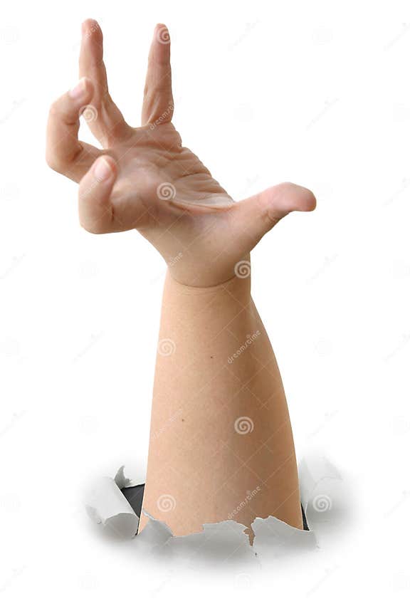 Grijpende hand stock afbeelding. Image of nana, positie - 661177