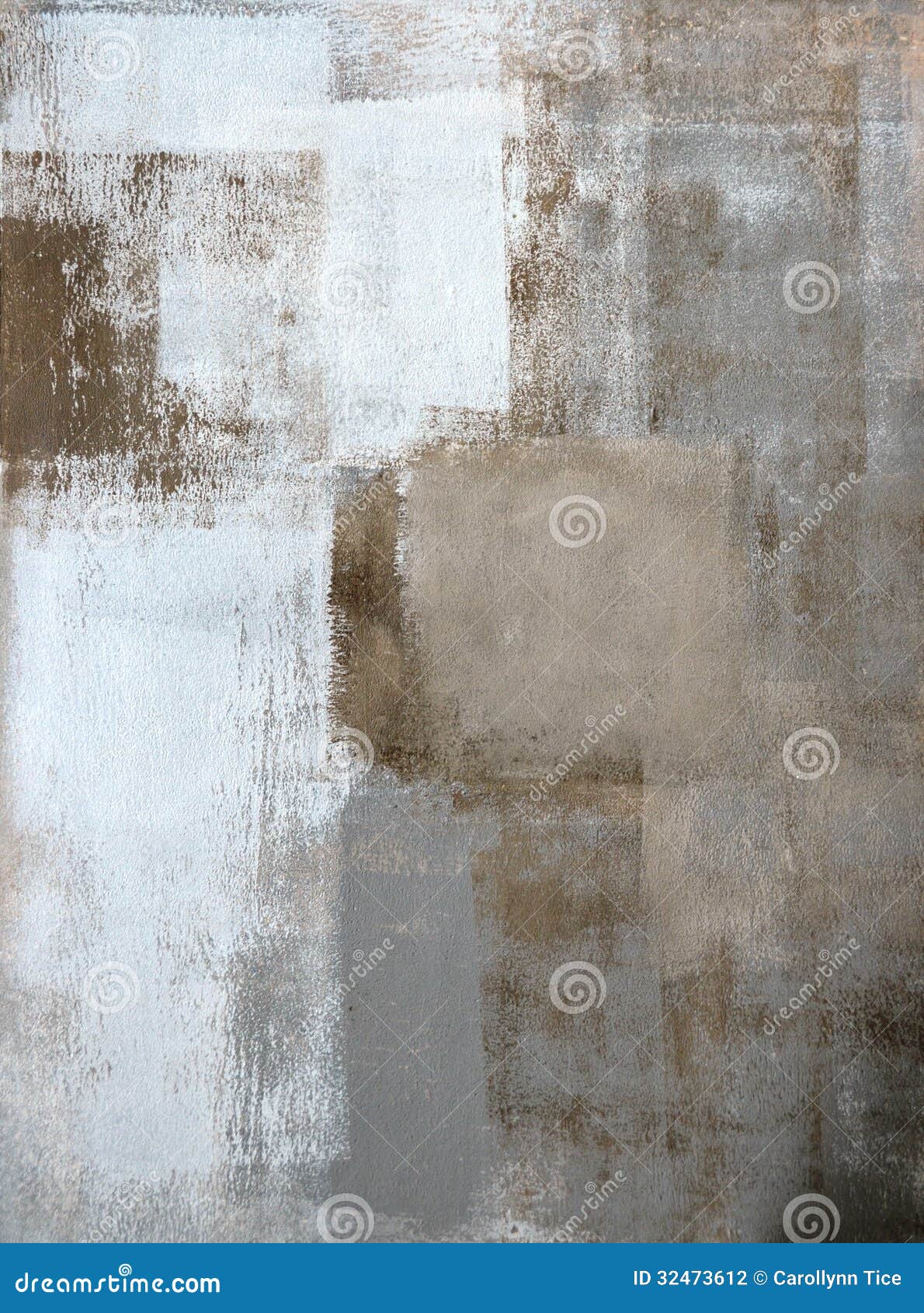 Grijs En Bruin Abstract Art Painting Stock Foto - Image of bruin ...