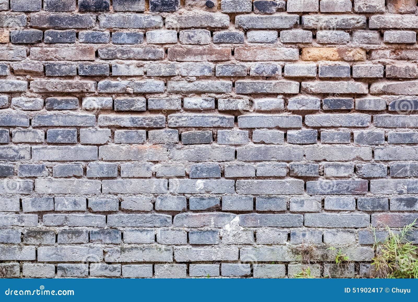 Grijze Baksteen Van Oude Muur Stock Afbeelding - Image of textuur ...