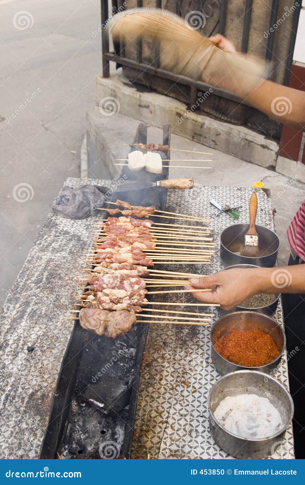 Griling stock photo. Image of asia, barbeque, grilling - 453850