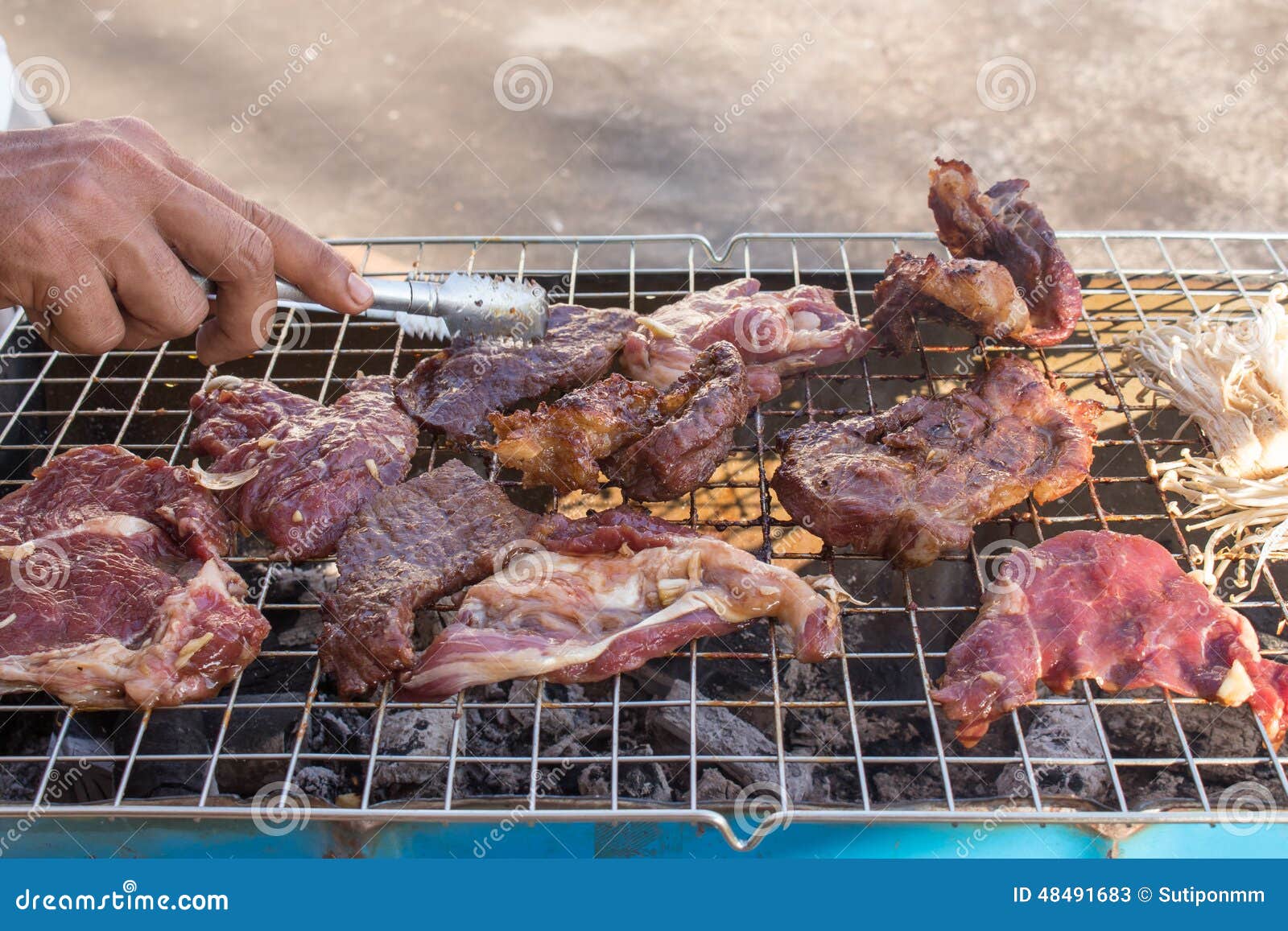 Grill beef stock image. Image of food, grill, party, beef - 48491683