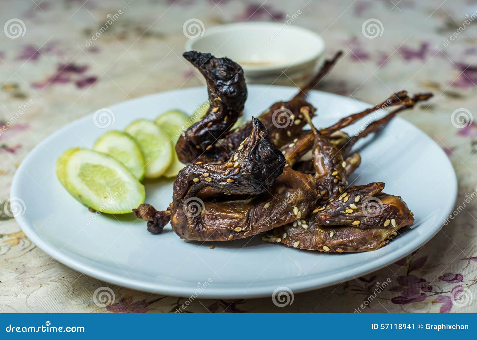 Grill bird stock image. Image of spicy, yummy, thai, grill - 57118941
