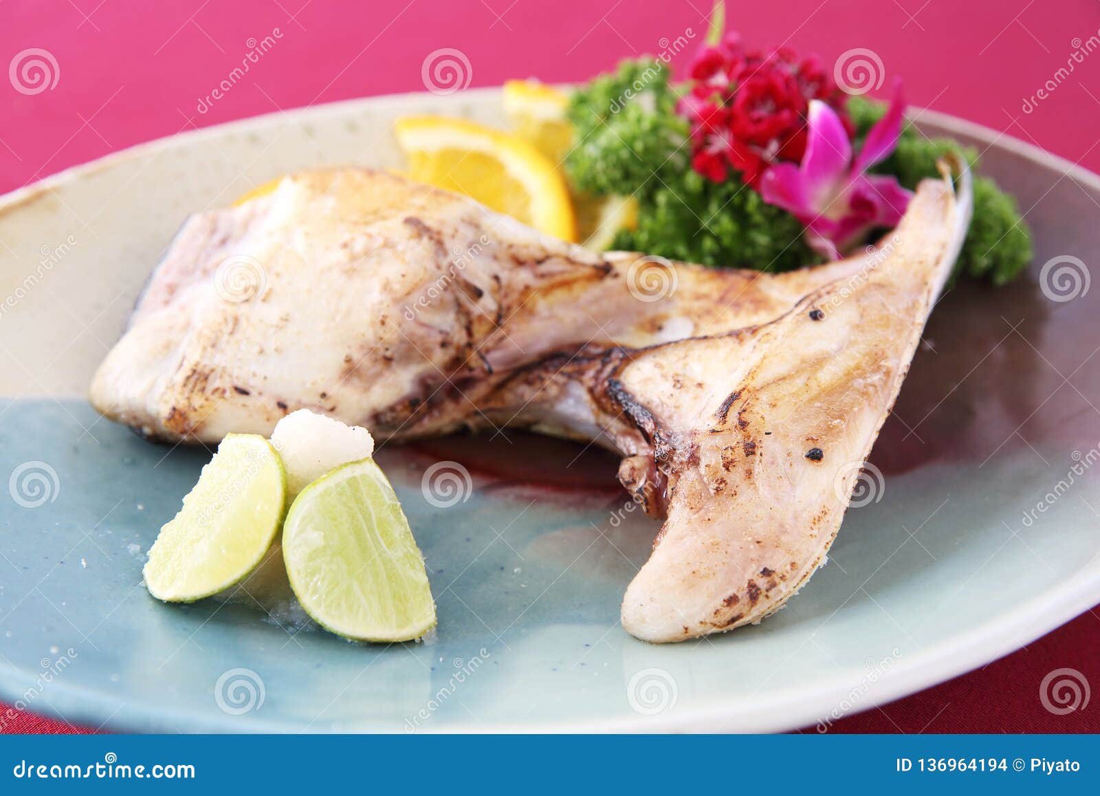 Grill Black Cod Japanese Style Stock Photo - Image of nutrition, dara ...
