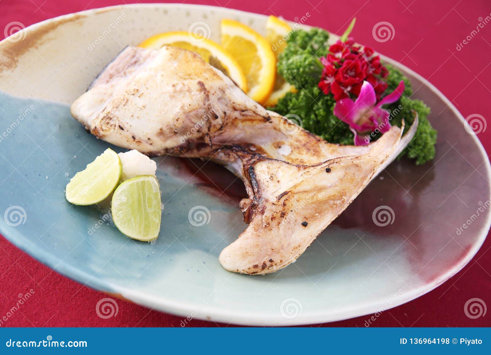 Grill Black Cod Japanese Style Stock Photo - Image of food, prepared ...