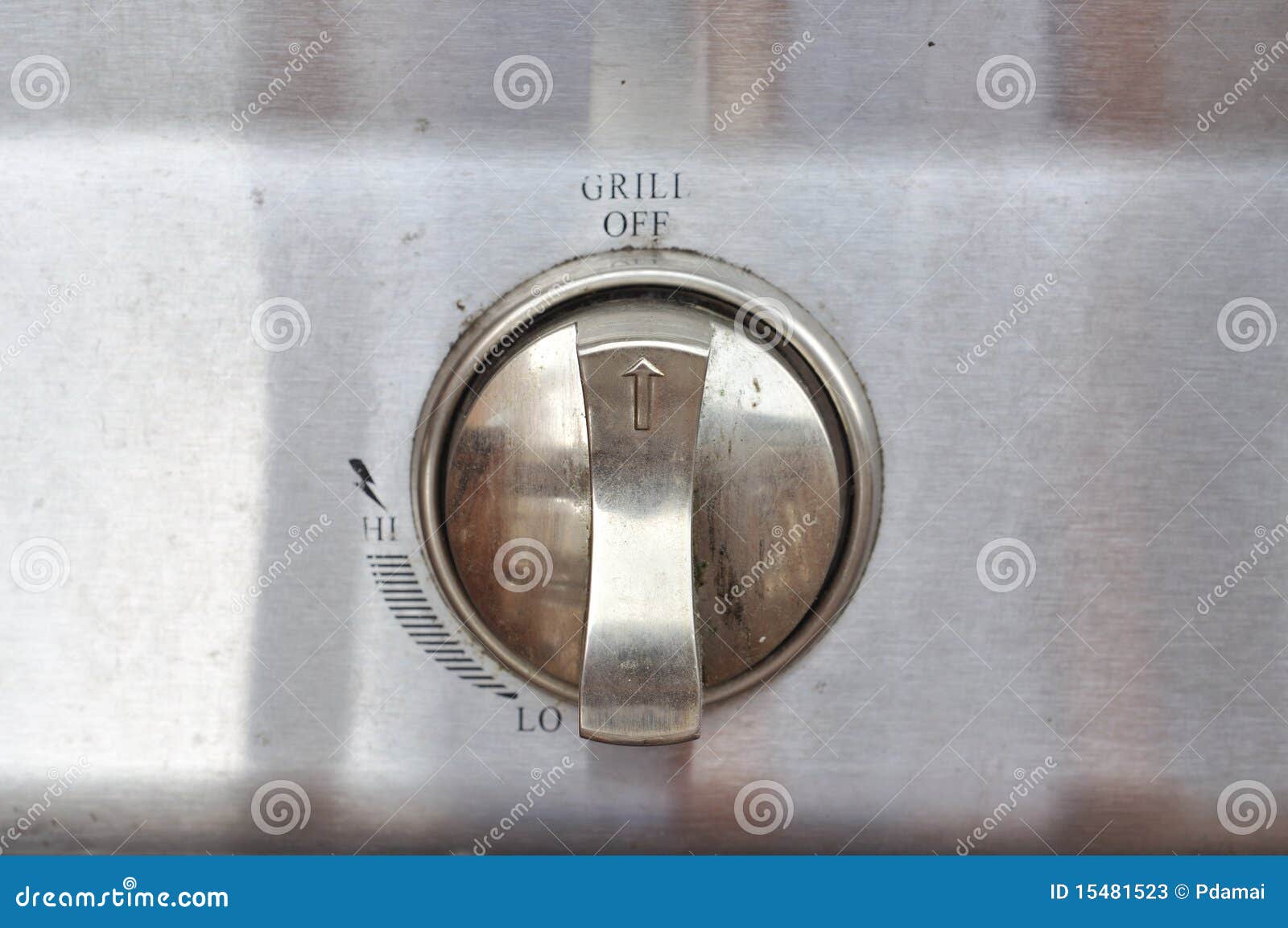 Grill button stock image. Image of button, timer, grill - 15481523