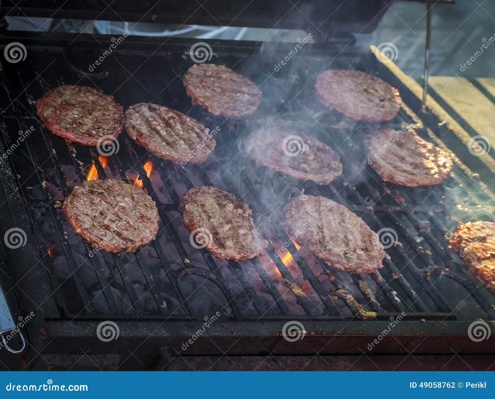 Grill stock photo. Image of dinner, braai, flaming, dish - 49058762