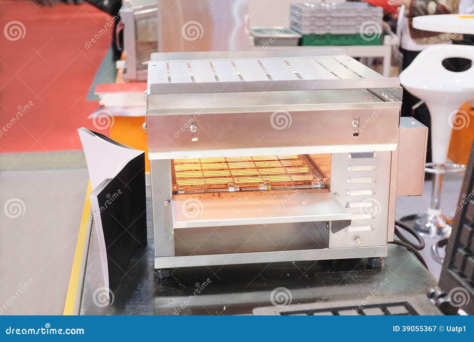 Grill equipment stock image. Image of toast, industrial - 39055367