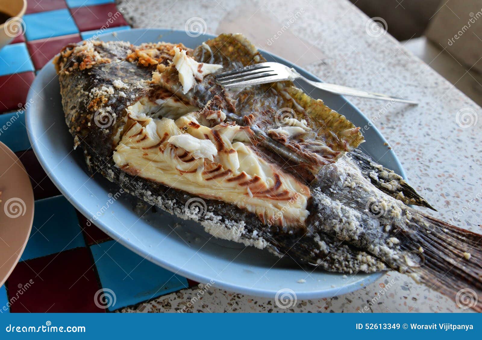 Grill Fish Burn stock image. Image of gridiron, delicious - 52613349