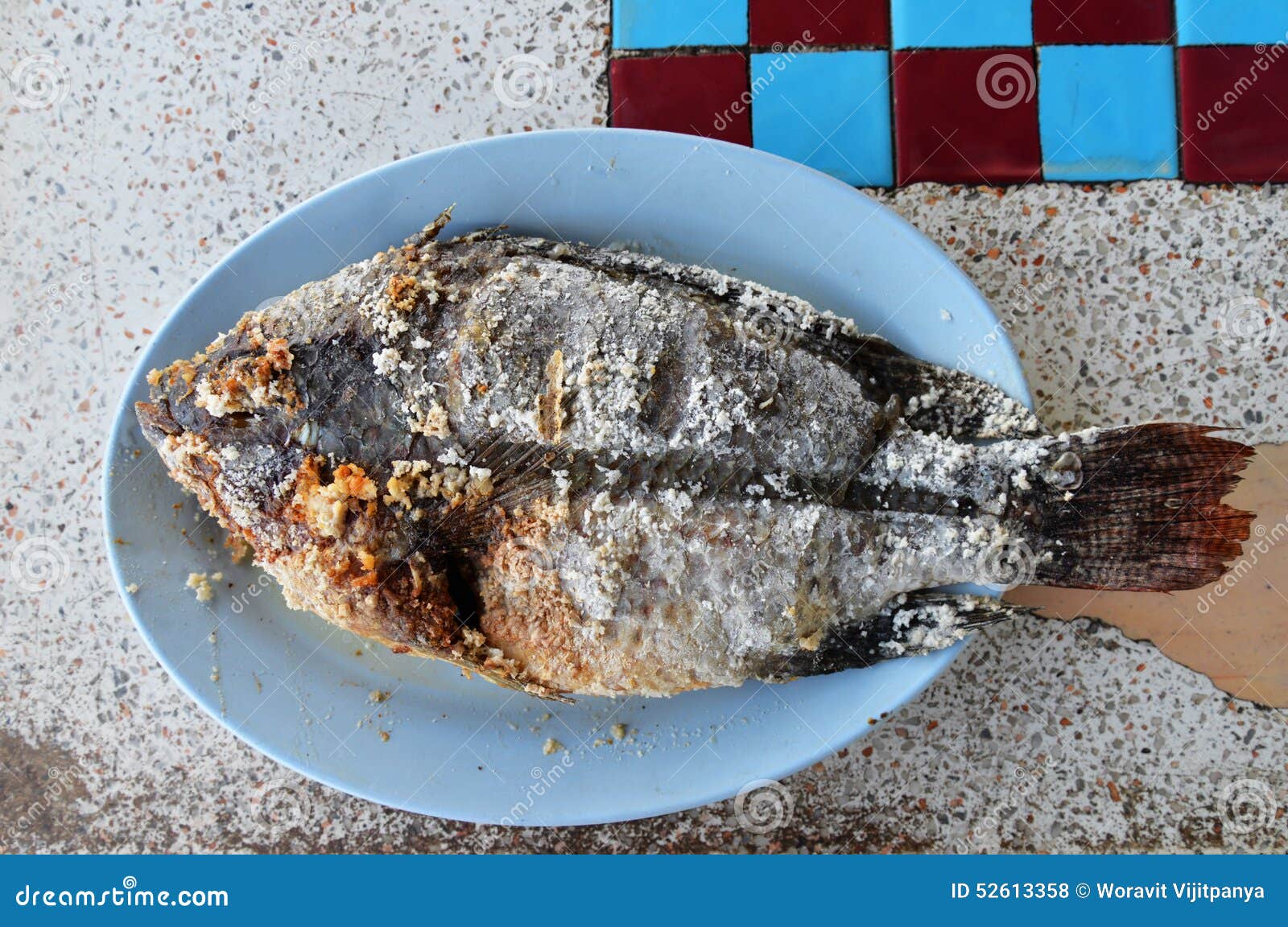 Grill Fish Burn stock photo. Image of charcoal, food - 52613358