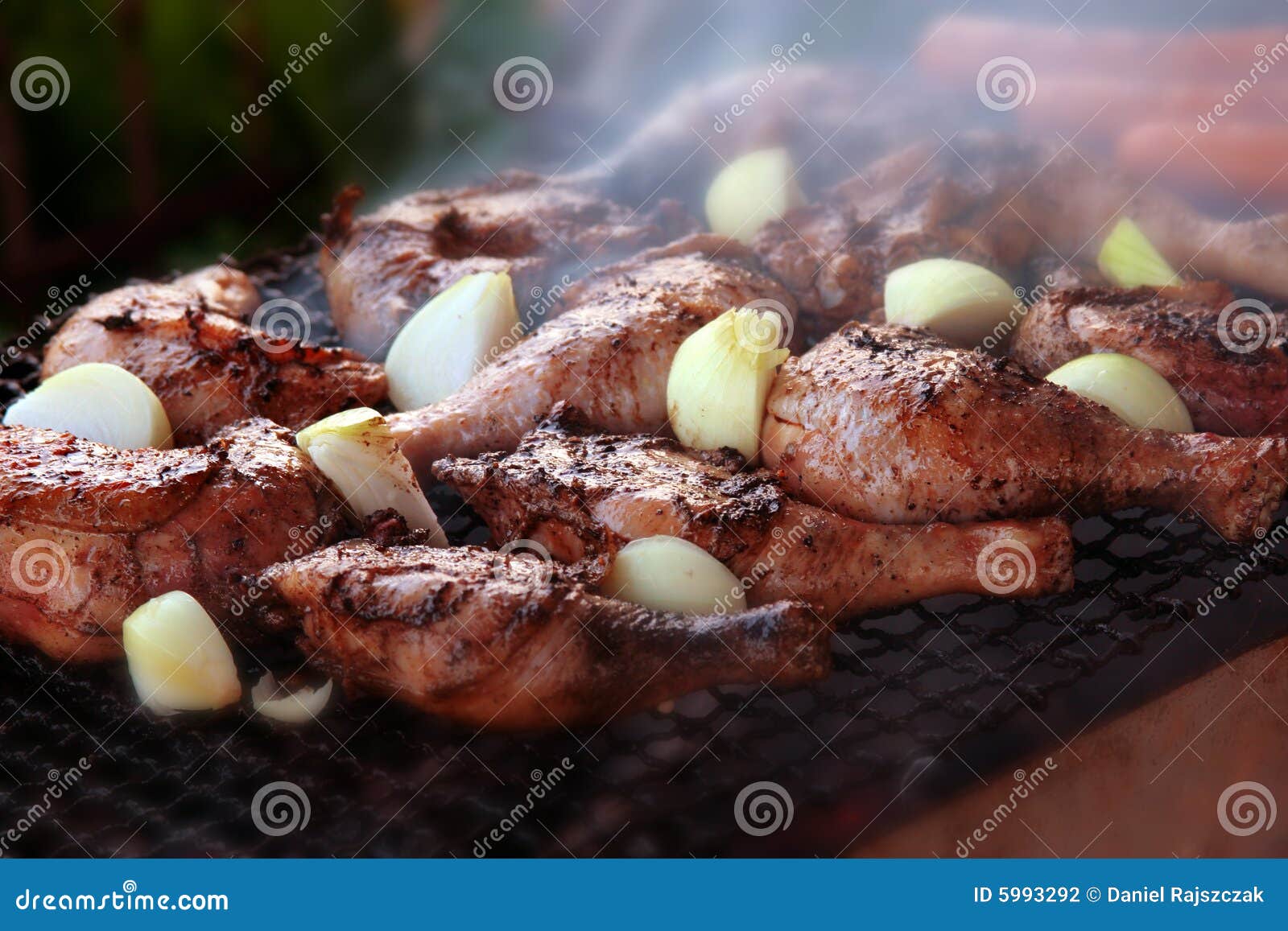 The Grill from Legs of the Chicken Stock Photo - Image of catering ...
