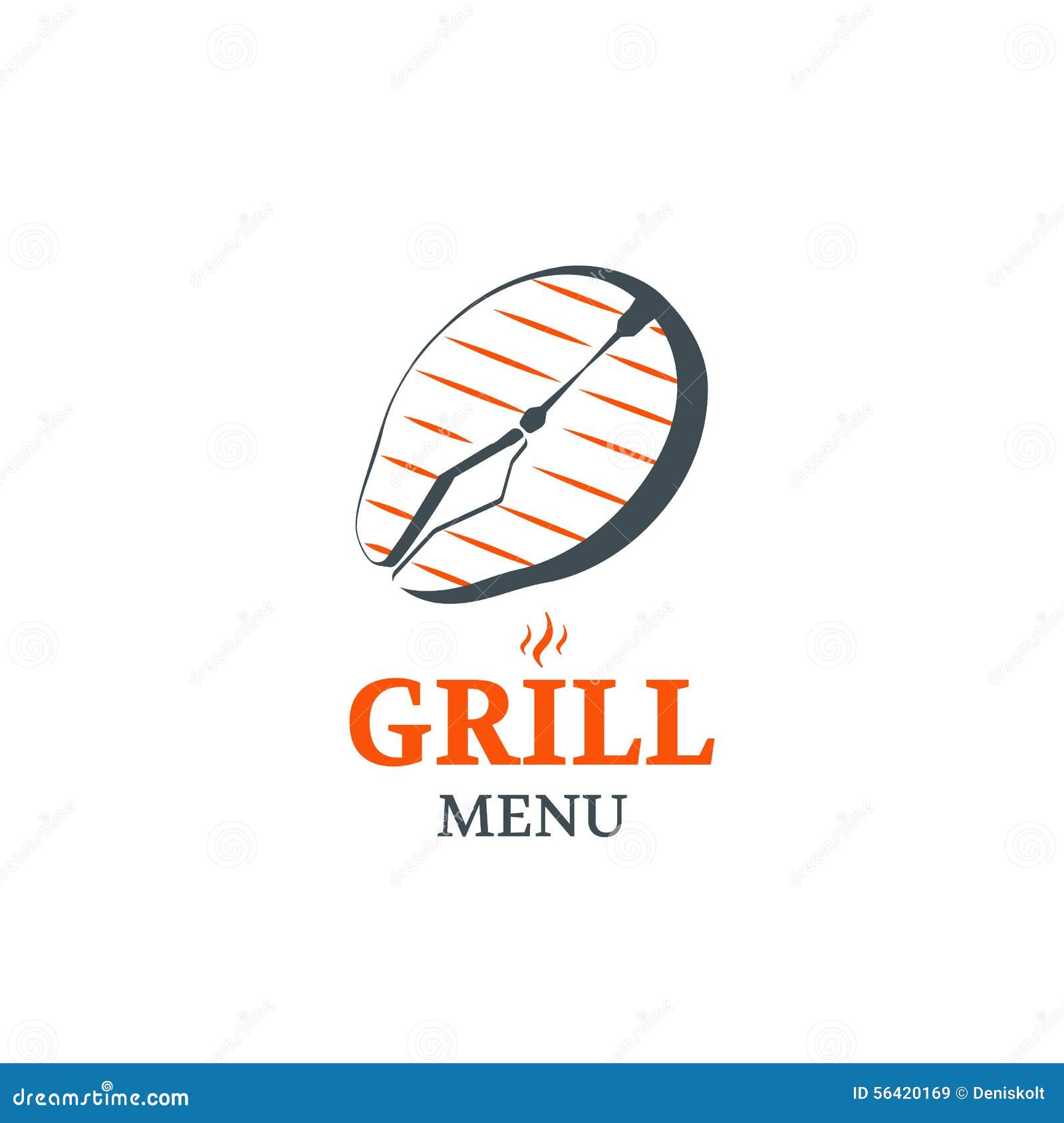 Grill menu stock vector. Illustration of meat, grill - 56420169