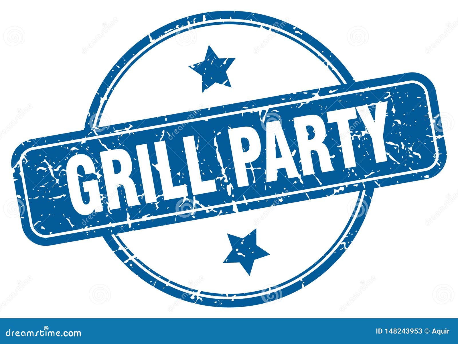 Grill party stock vector. Illustration of label, template - 148243953