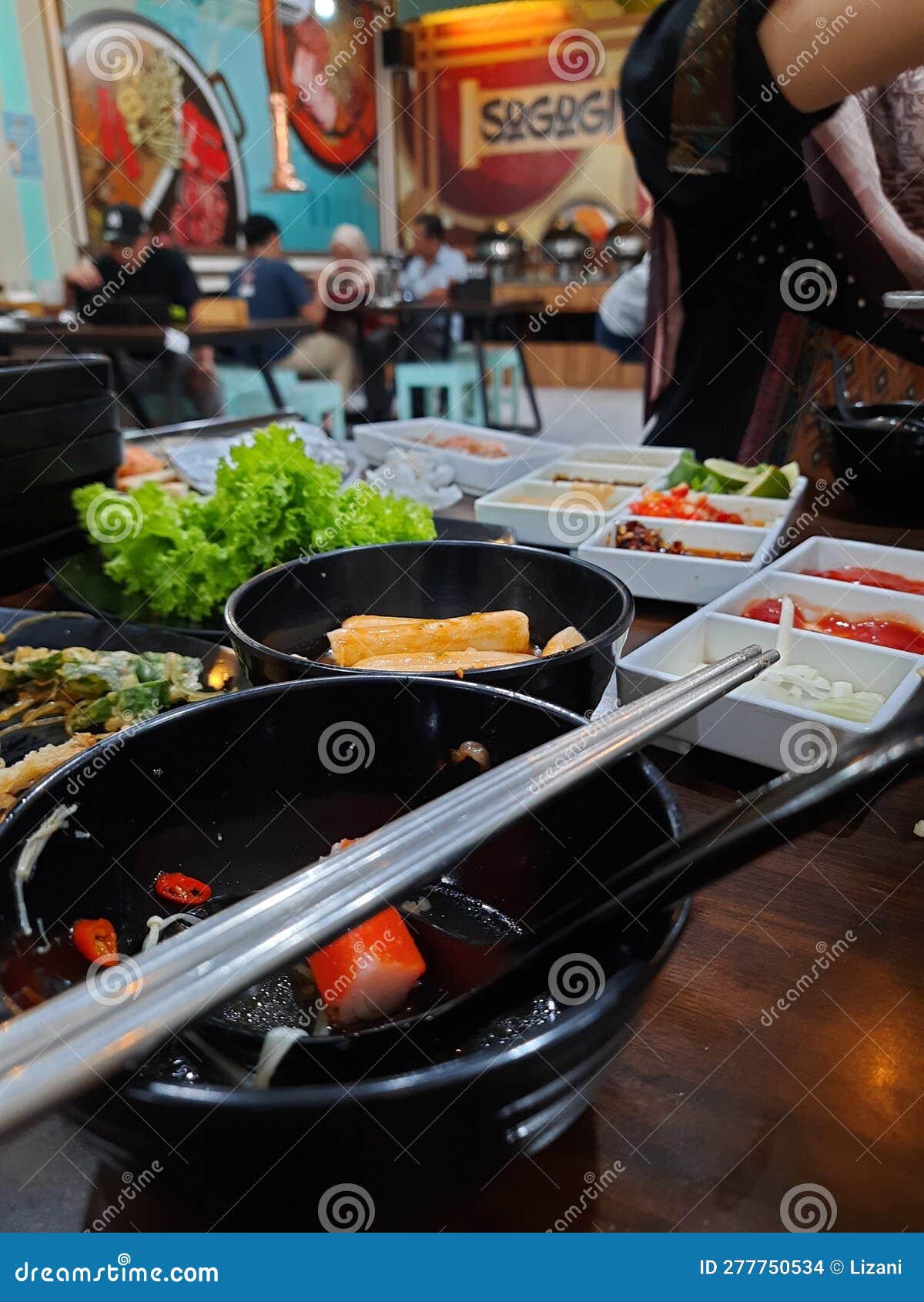 Grill Restaurant Suki Beef Korean Grill Editorial Stock Image - Image ...