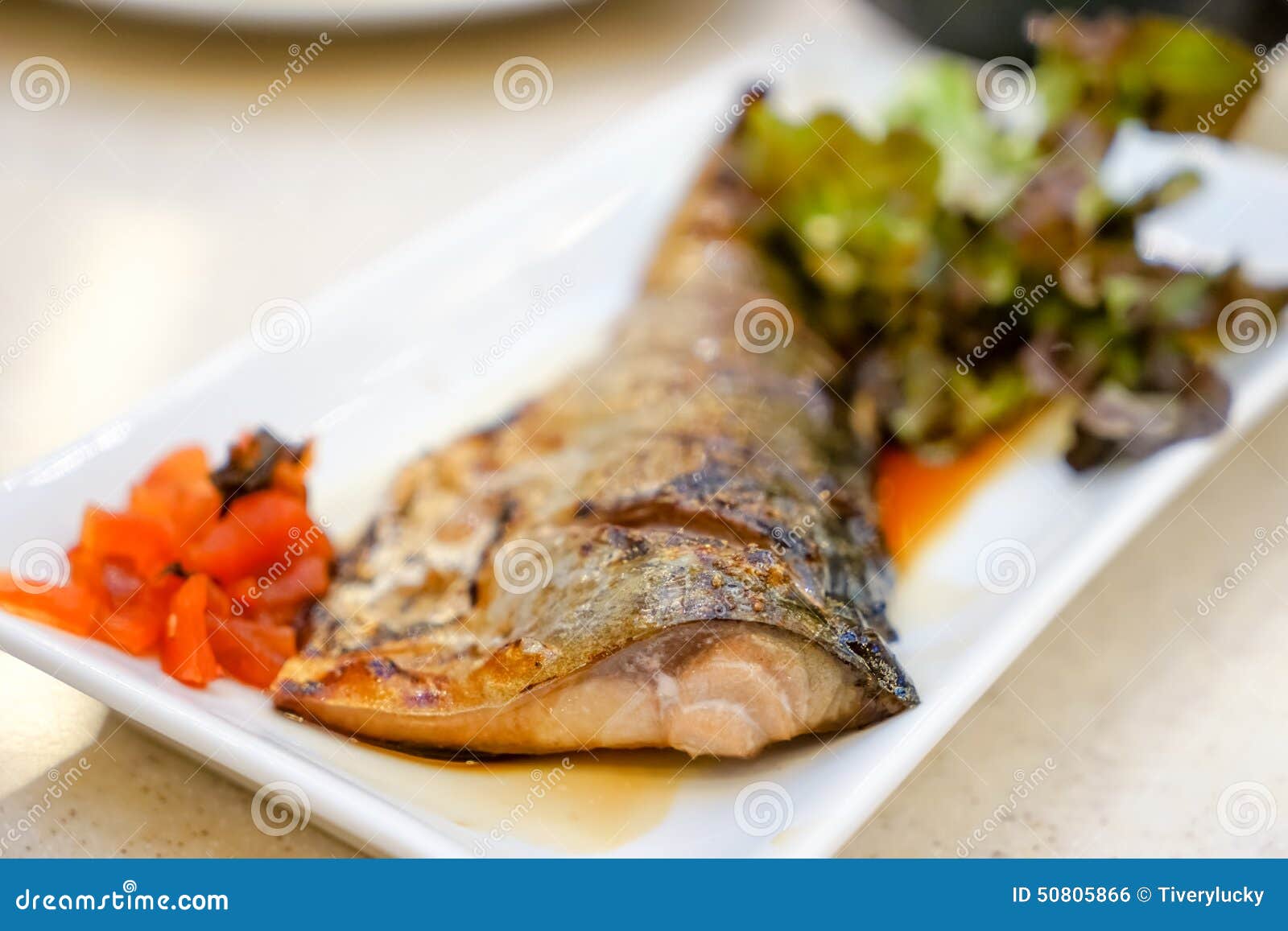 Grill Saba Fish stock photo. Image of flesh, nutrition - 50805866