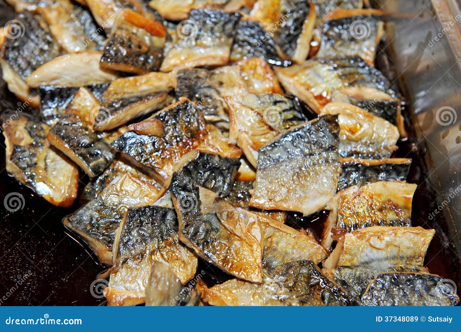 Grill saba fish stock image. Image of cooked, dining - 37348089