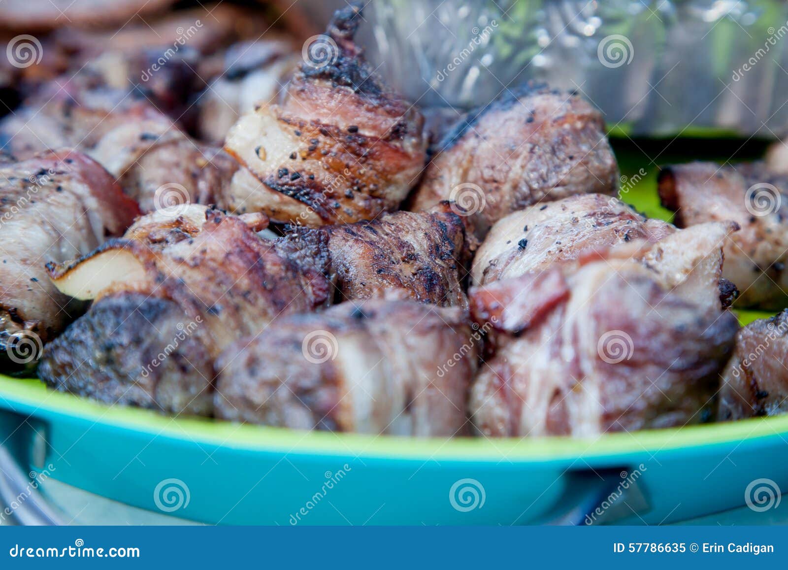 Grilled Bacon Wrapped Beef Medallions Stock Image - Image of picnic ...