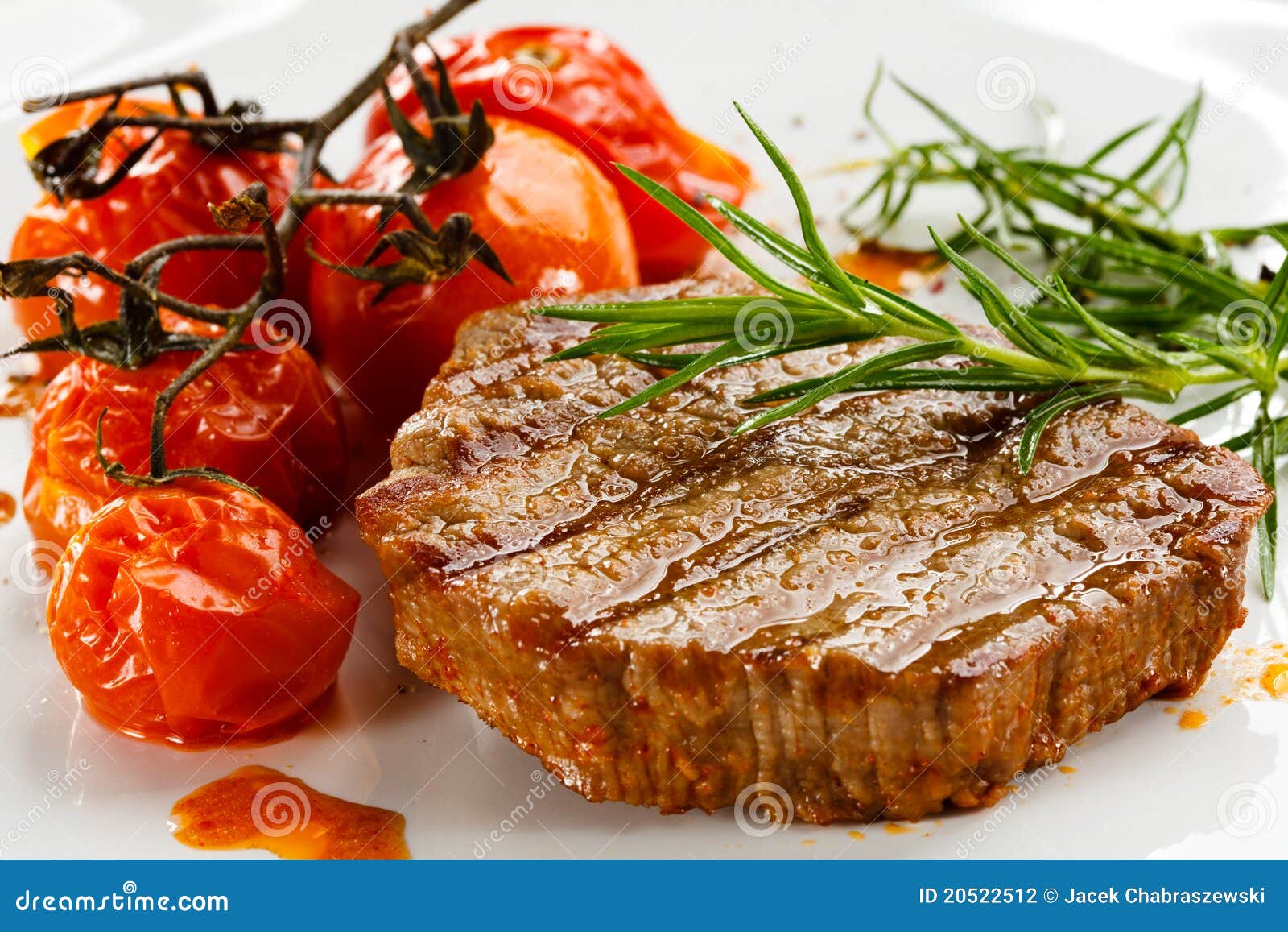 Grilled beef stock photo. Image of beans, chops, dining - 20522512