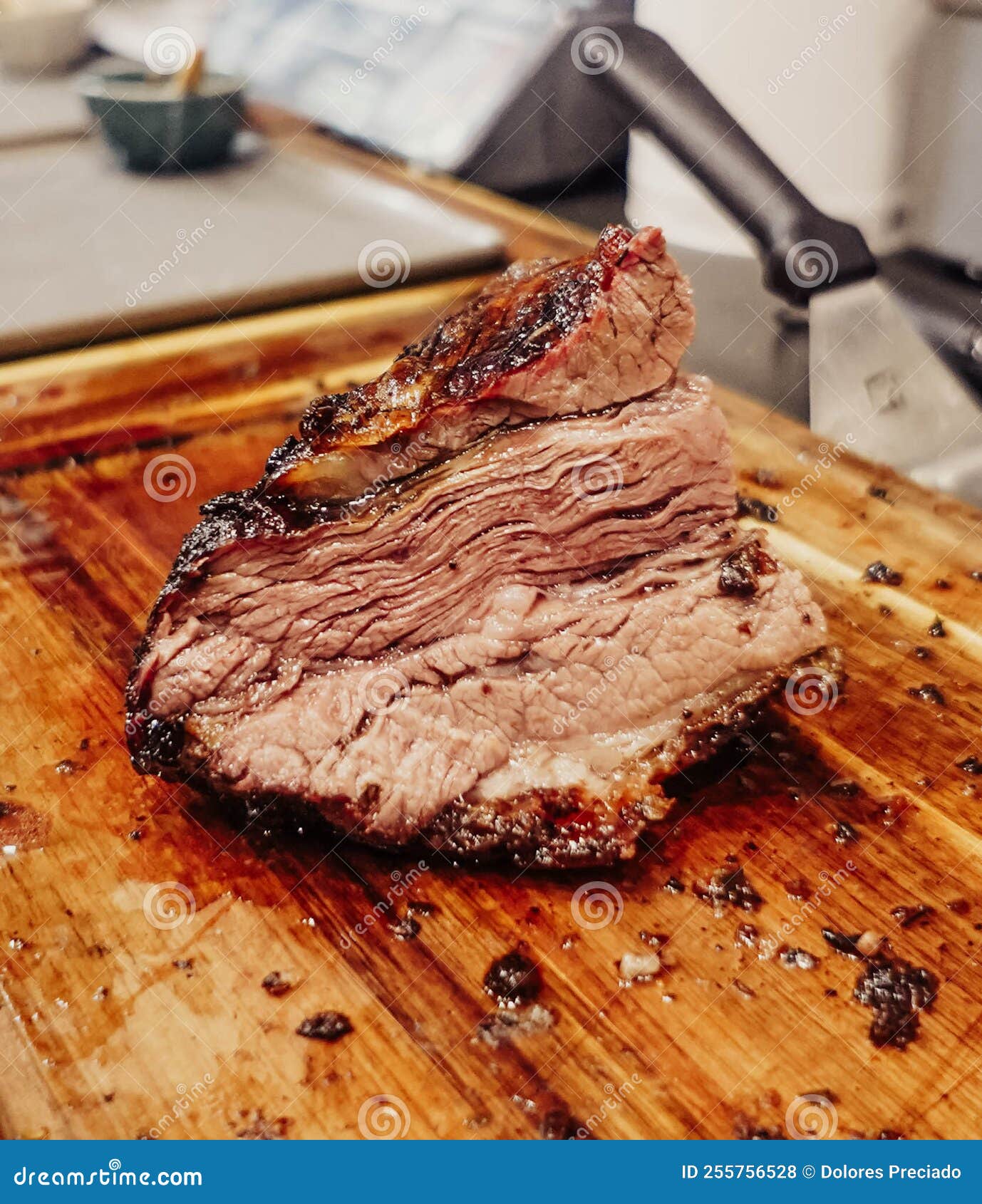 Grilled Beef of Excellent Quality Stock Photo - Image of cooking ...
