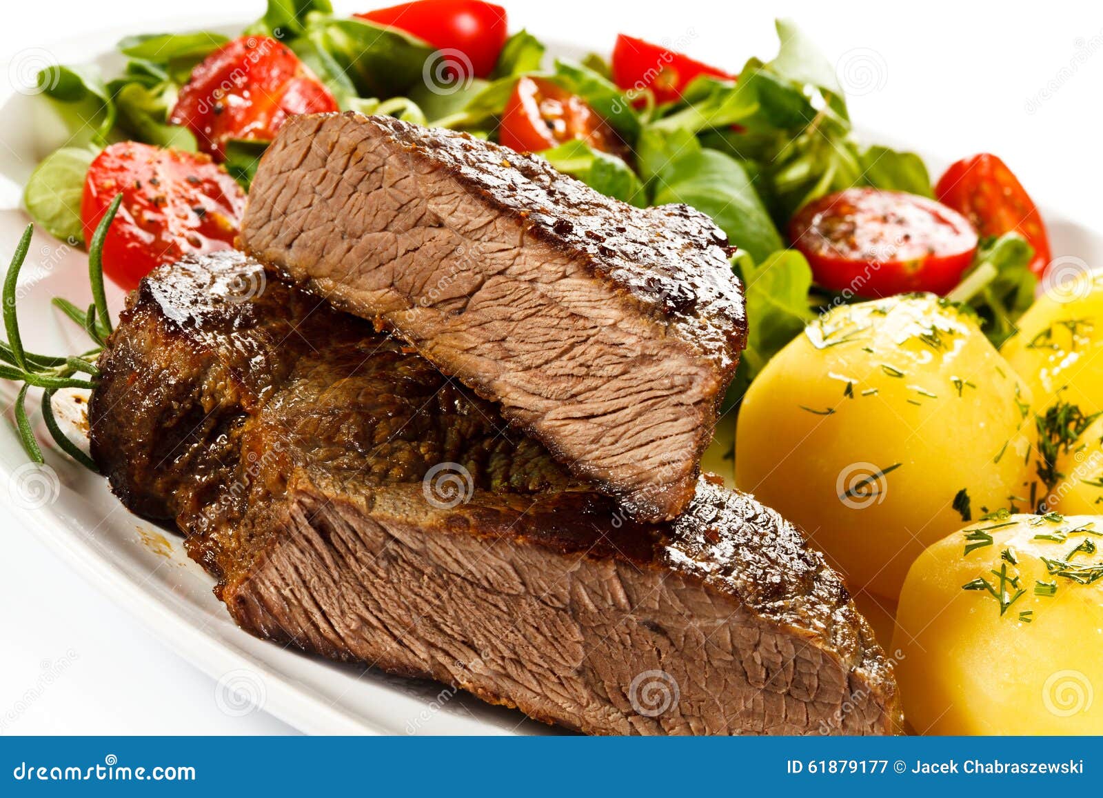 Grilled beef stock image. Image of lunch, eating, chop - 61879177