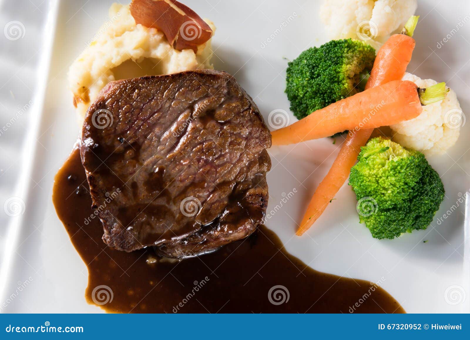 Grilled beef stock photo. Image of protein, broccoli - 67320952