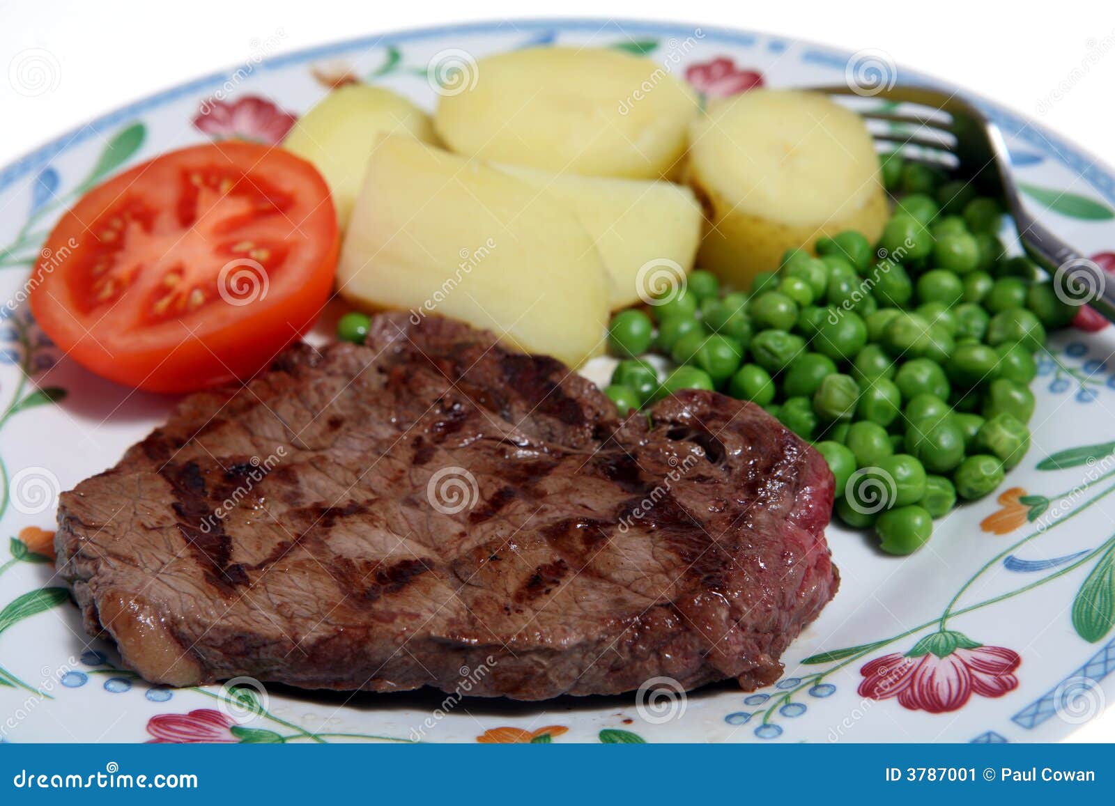 Grilled Beef Rump Steak Potato Stock Image - Image of beef, dinner: 3787001