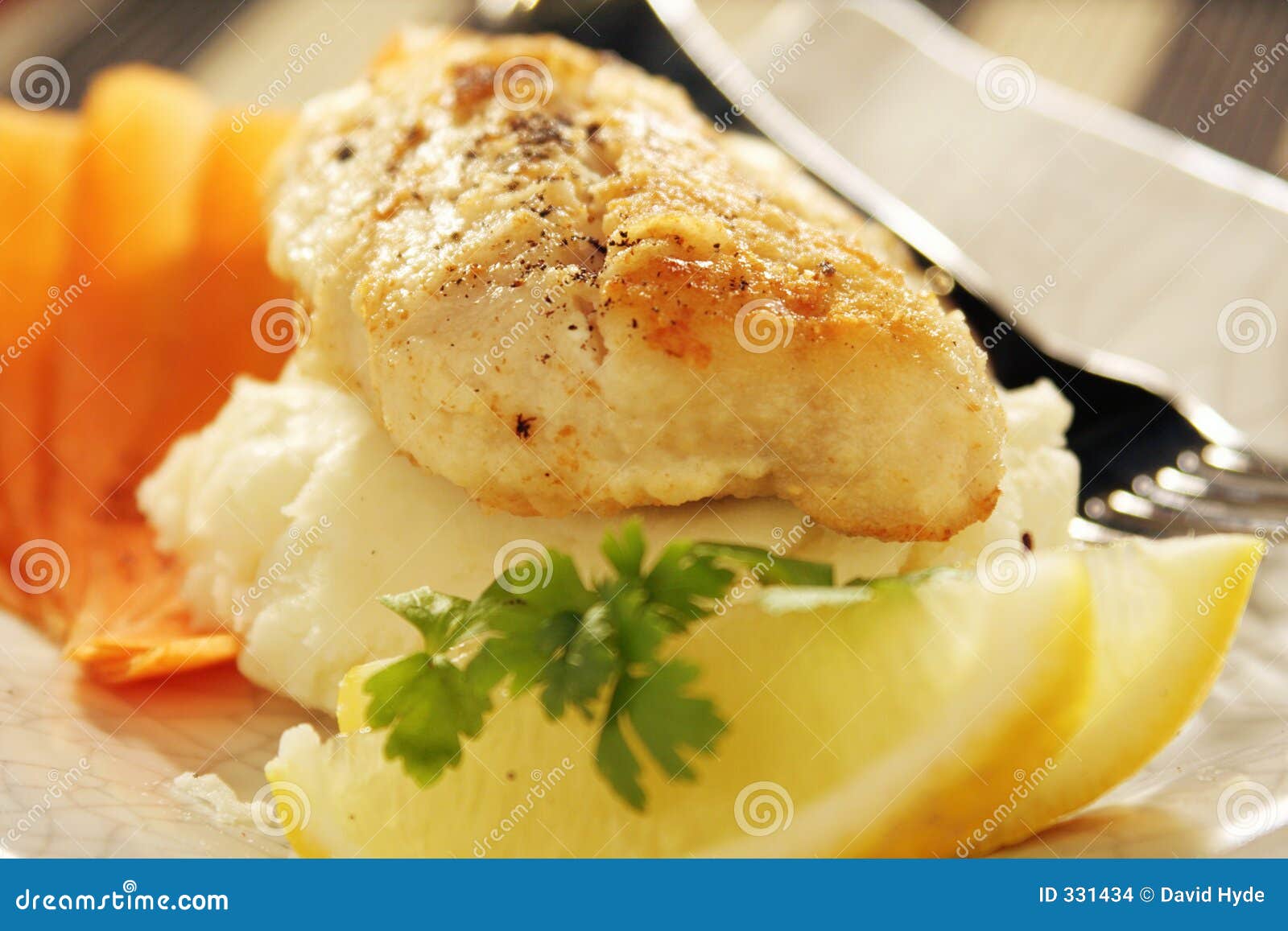 Grilled Blue Grenadier 3 stock photo. Image of blue, dine - 331434