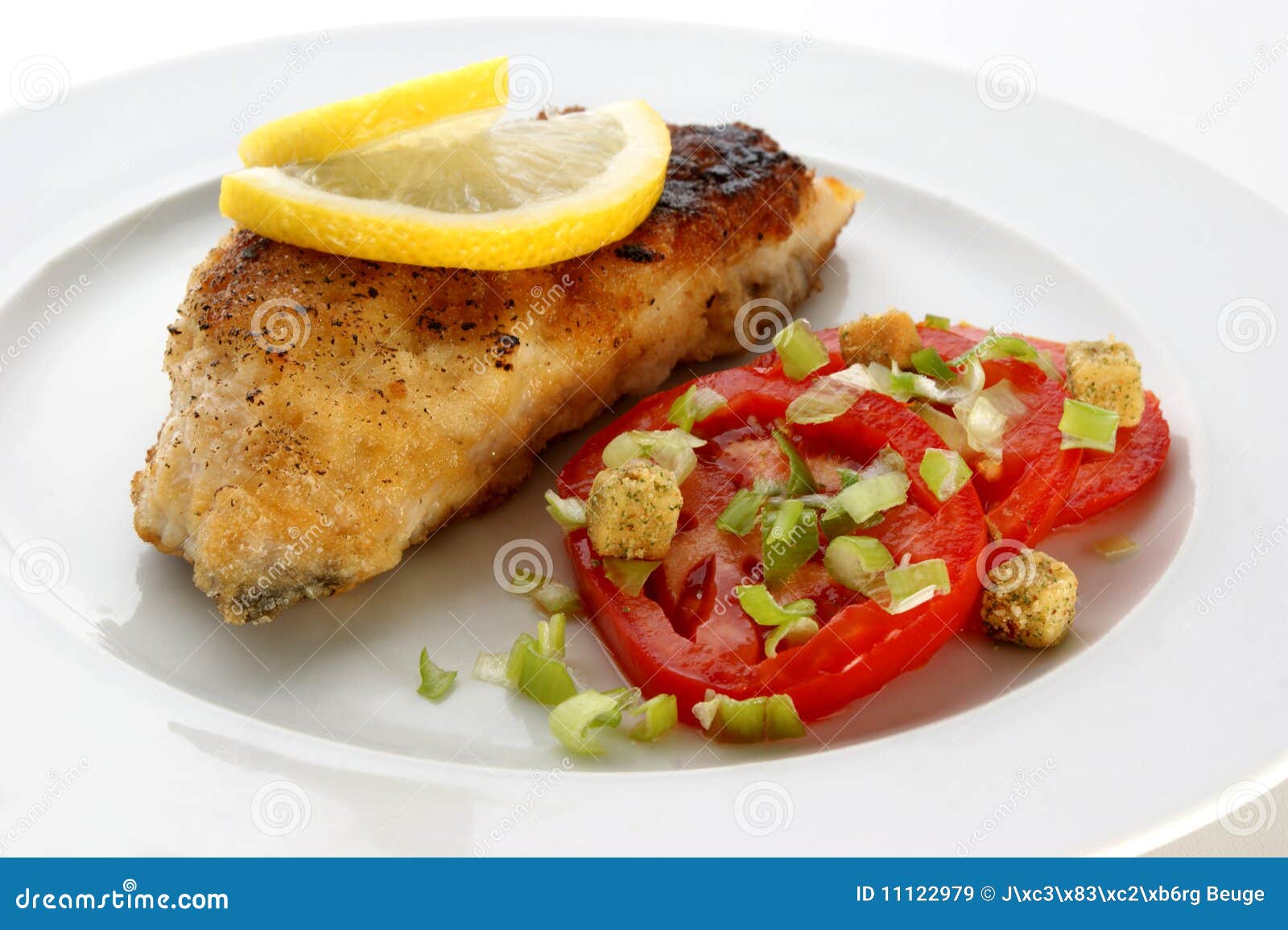 Grilled Carp Fillet with Organic Vegetable Stock Image - Image of tasty ...