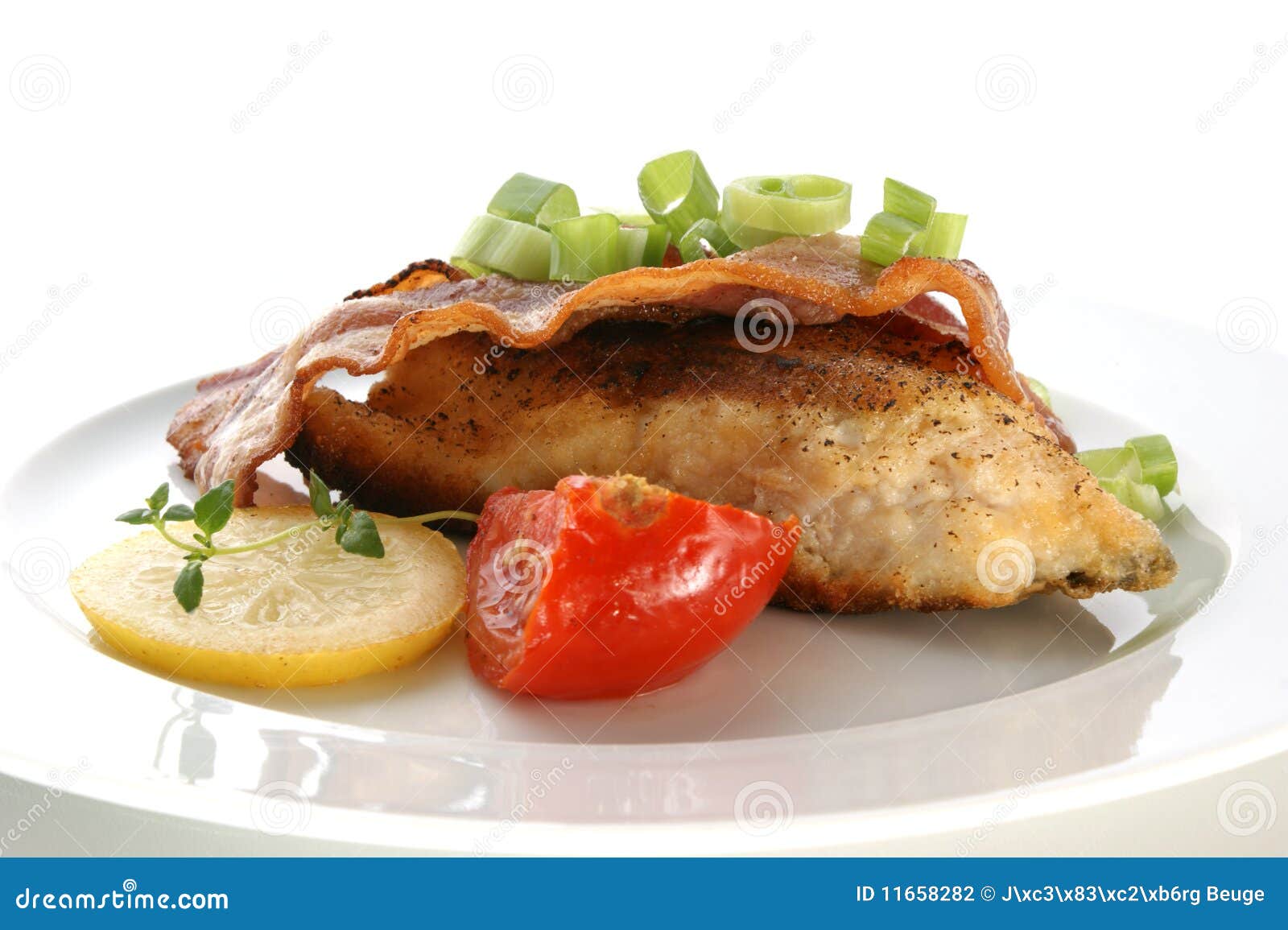 Grilled Carp Fillet with Potato Stock Photo - Image of vegetables ...
