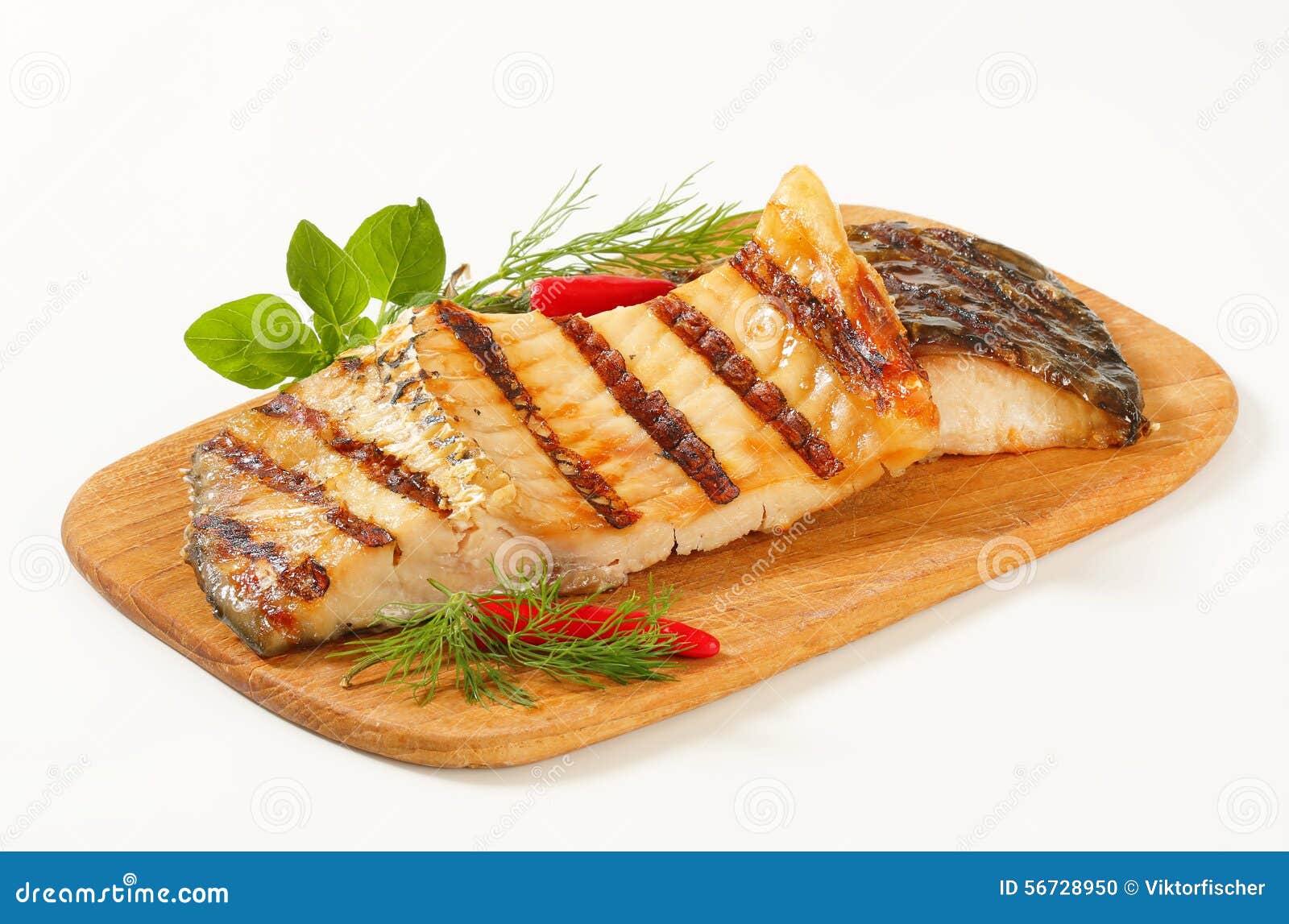 Grilled carp fillets stock photo. Image of freshwater - 56728950