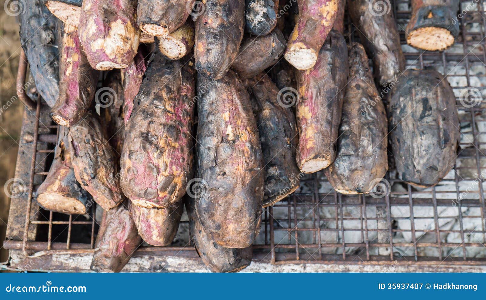 The grilled cassava stock image. Image of delicious, nature - 35937407