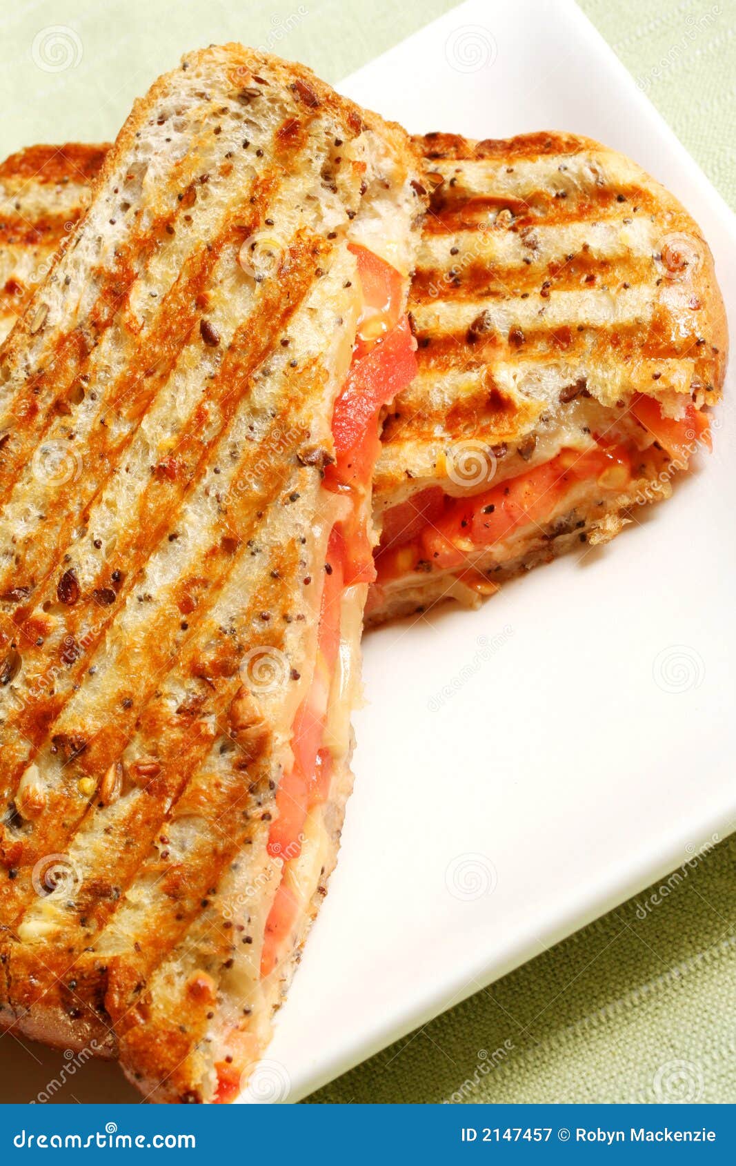Grilled Cheese and Tomato Sand Stock Image - Image of snack, grill: 2147457