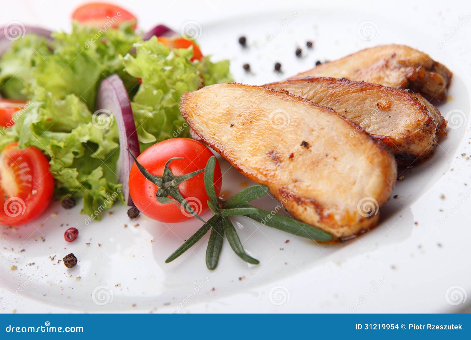 Grilled chicken filet stock photo. Image of grill, juicy - 31219954