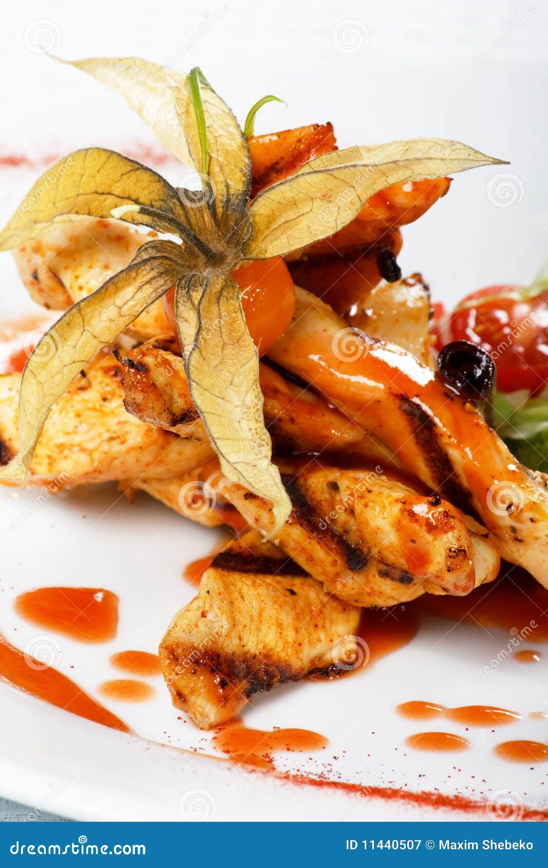 Grilled chicken fillet stock image. Image of cooked, grill - 11440507